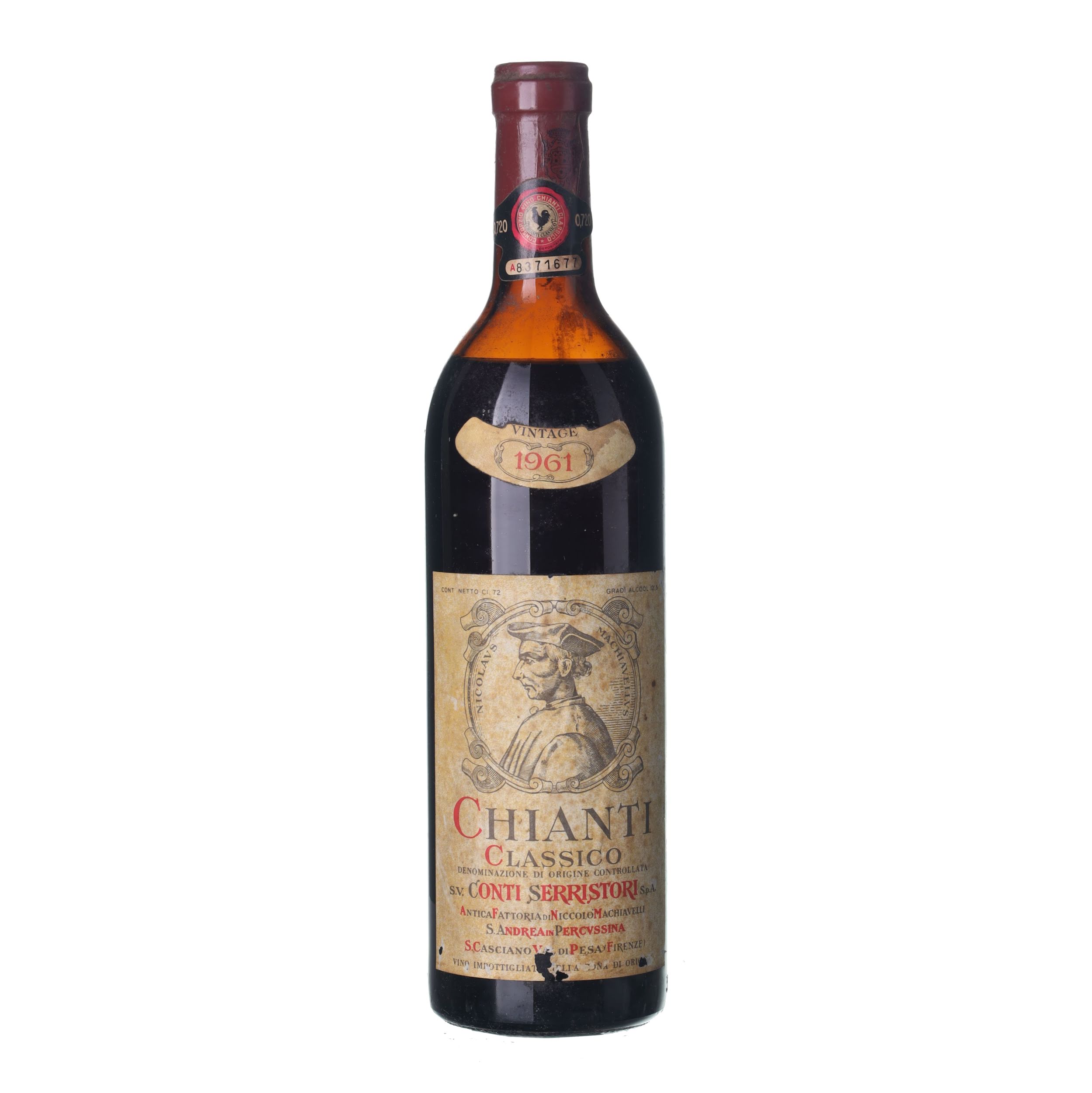 1961 Chianti Sv. Conti Serristori | VIATEMPIA.COM