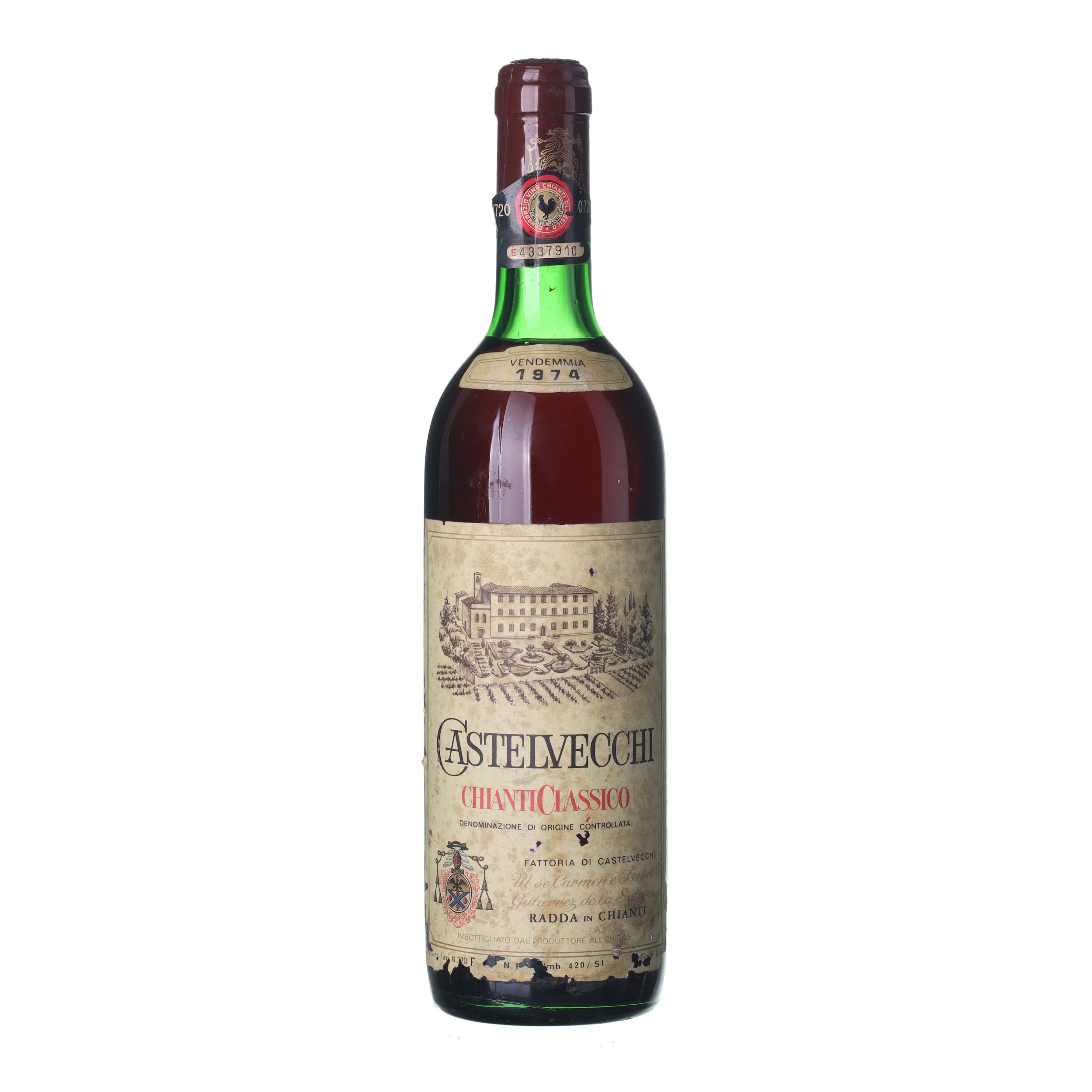 1974 Chianti Castelvecchi | VIATEMPIA.COM