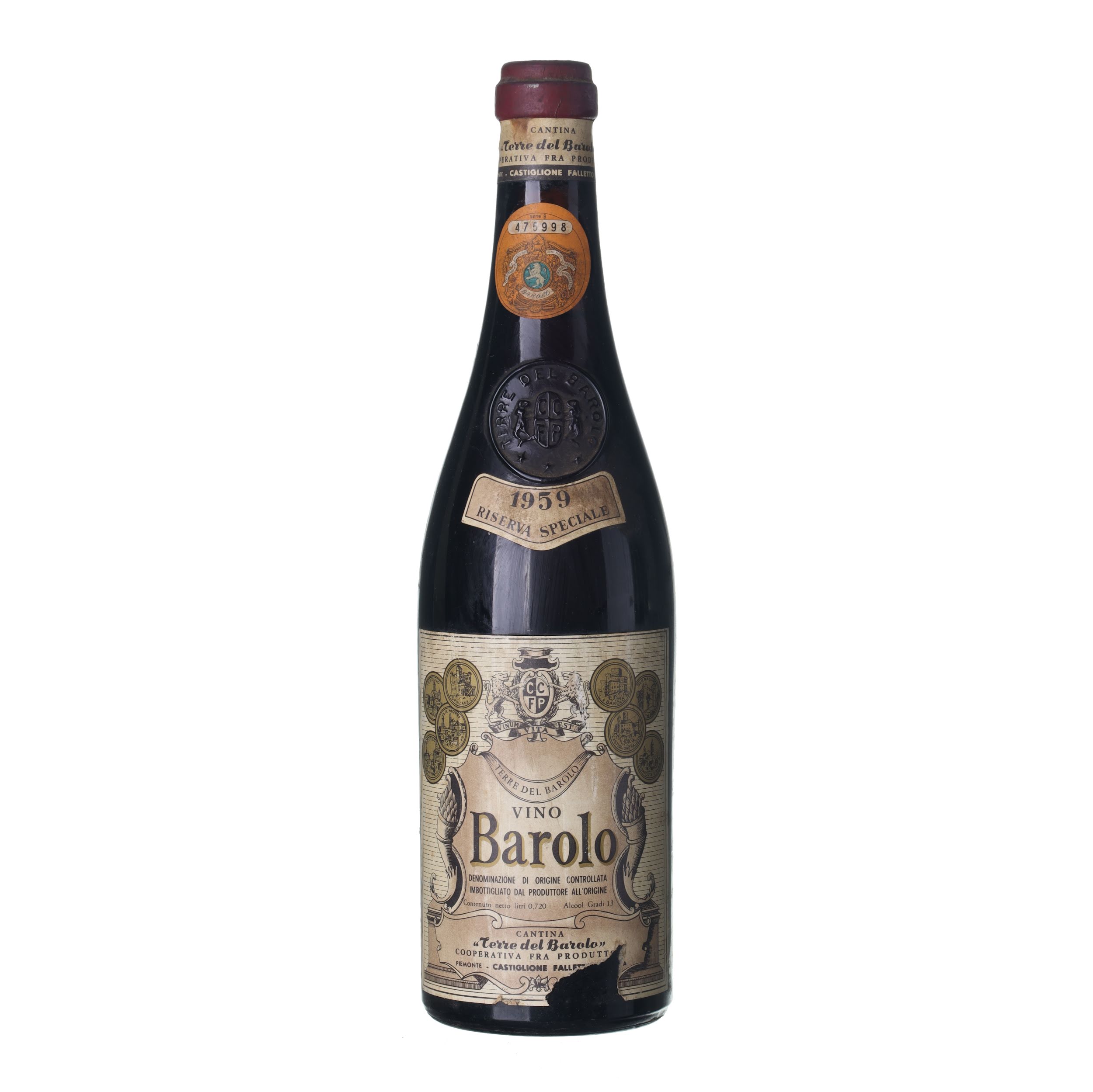 1959 Barolo Riserva Terre del Barolo | VIATEMPIA.COM