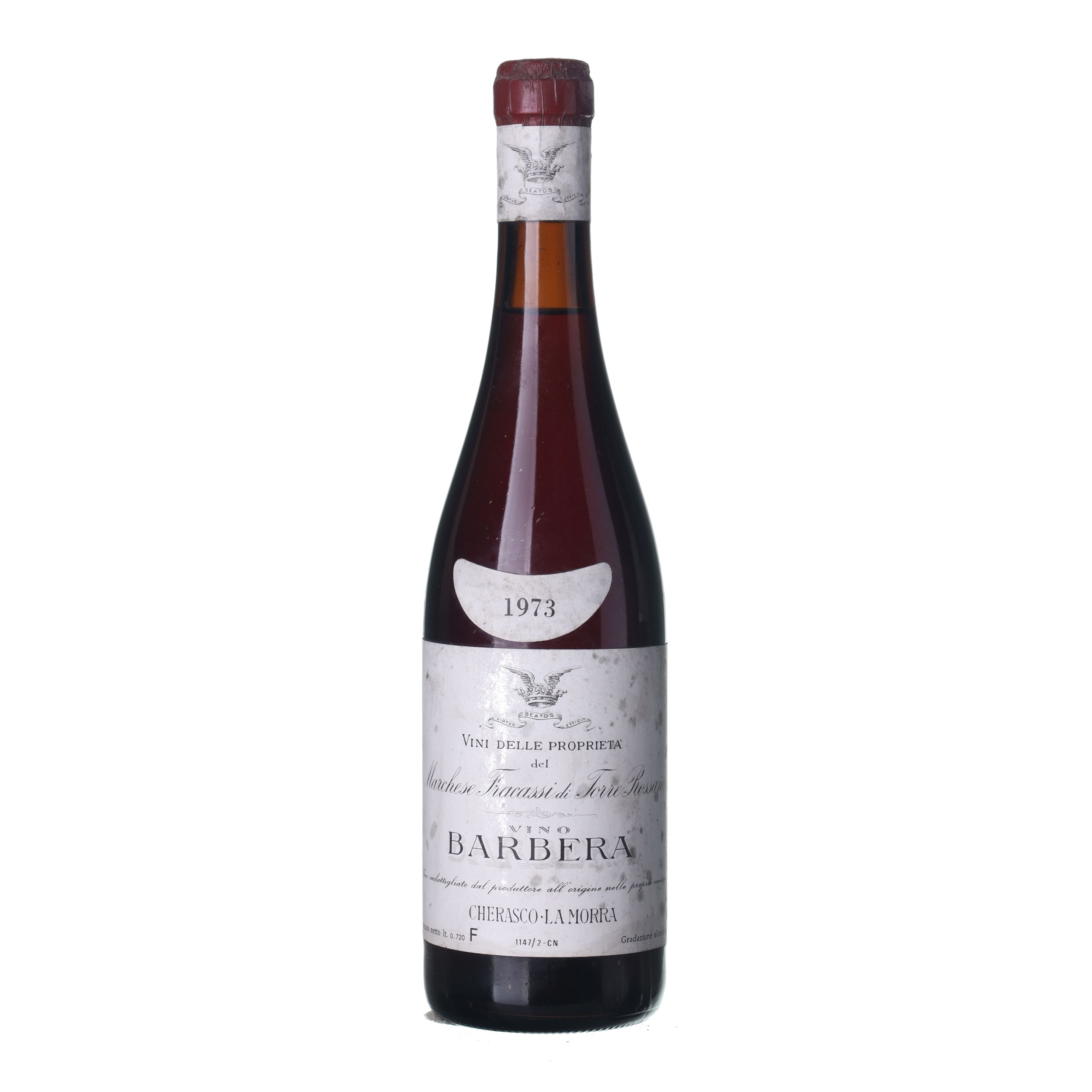1973 Barbera Marchese Fracassi di Torre Rossano | VIATEMPIA.COM