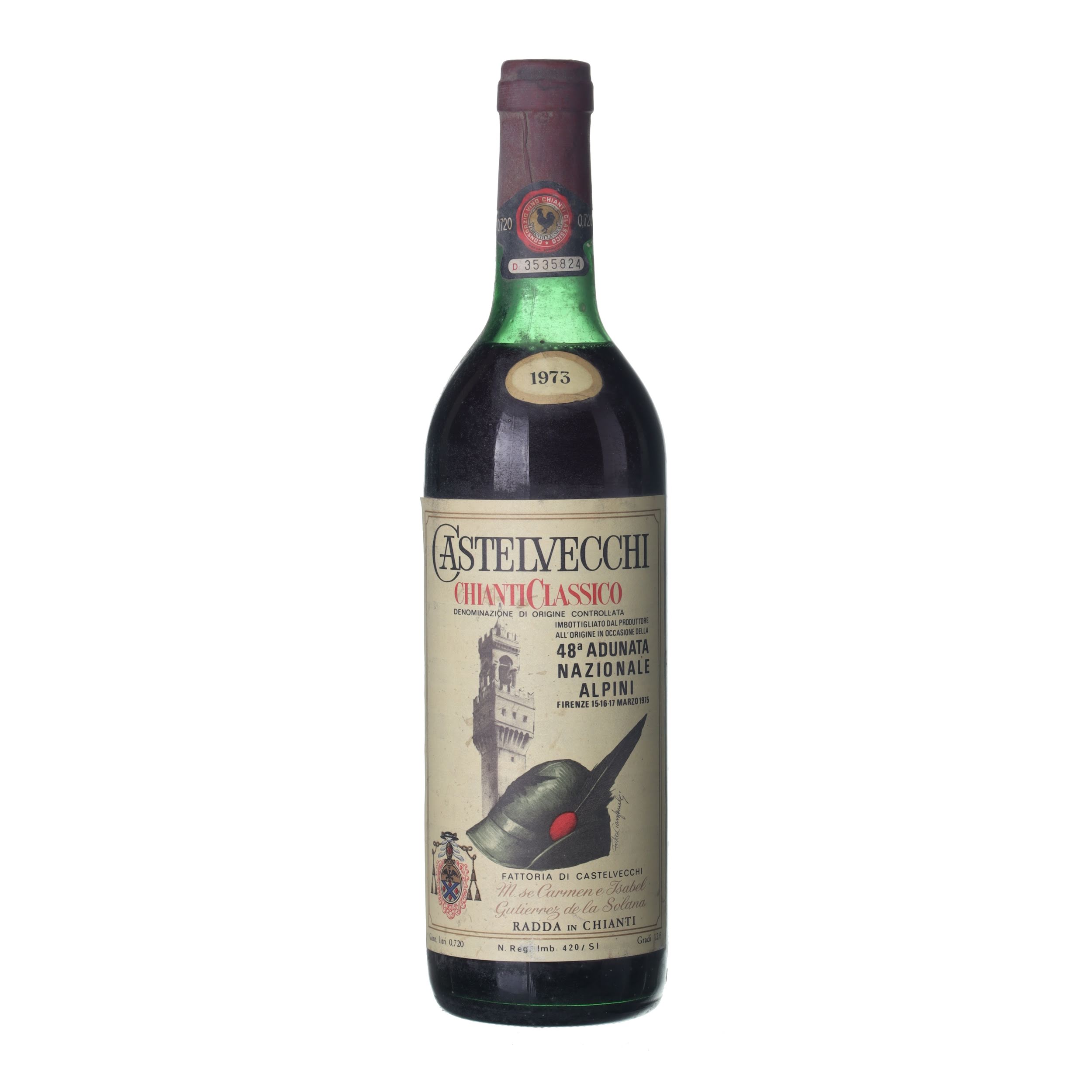 1973 Chianti Castelvecchi | VIATEMPIA.COM