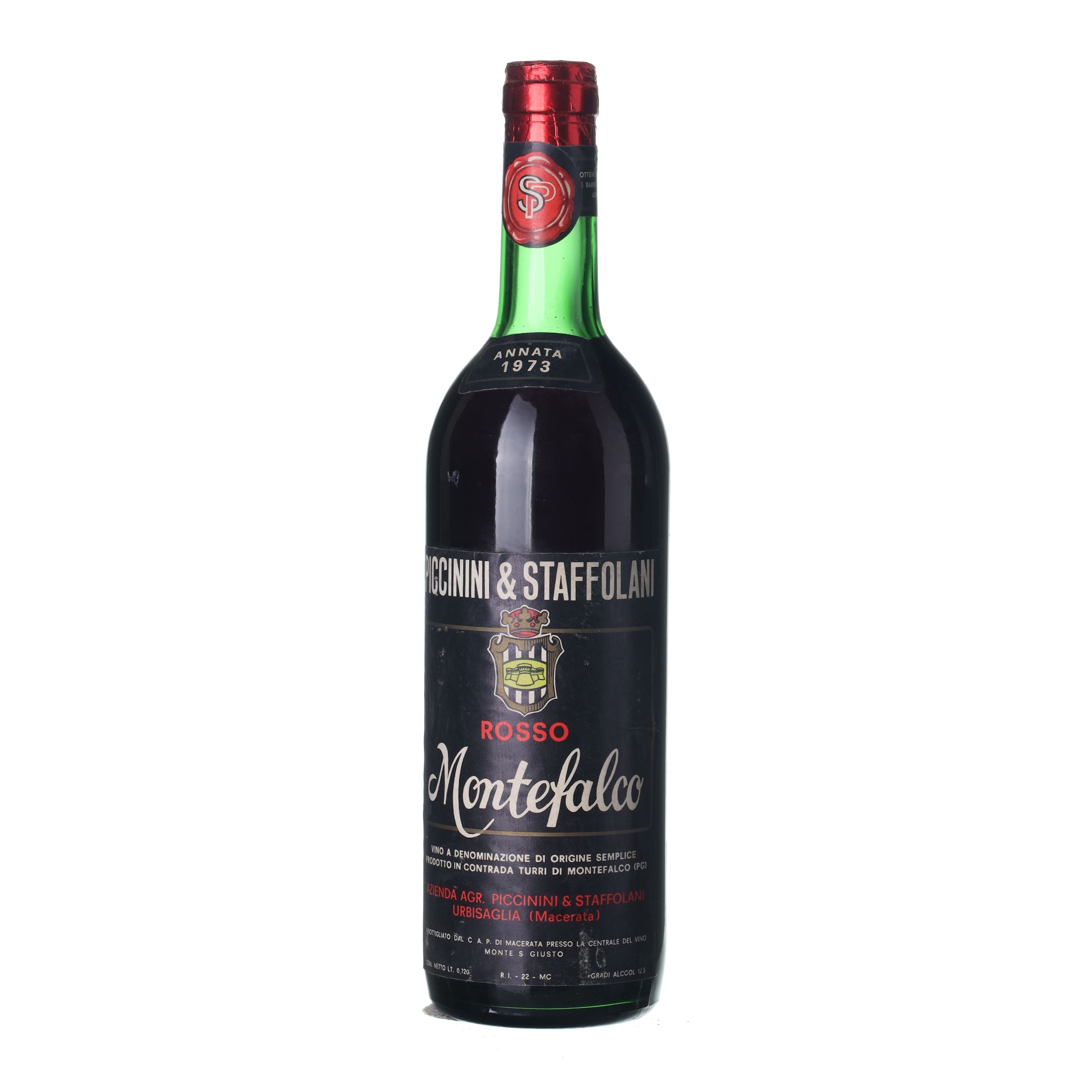 1973 Rosso Montefalco Piccini & Staffolani | VIATEMPIA.COM