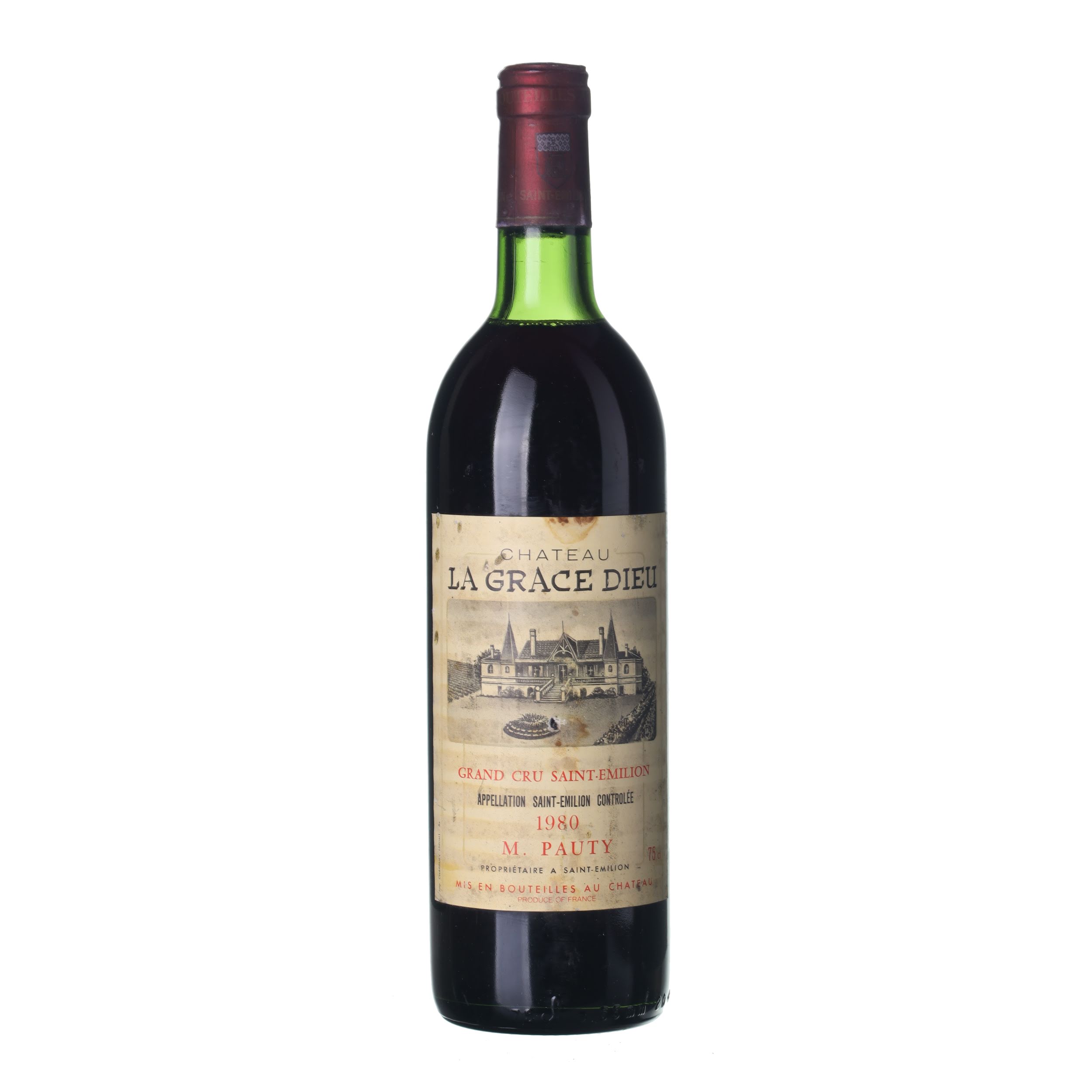 1980 Saint-Emilion Grand Cru Château La Grace Dieu | VIATEMPIA.COM