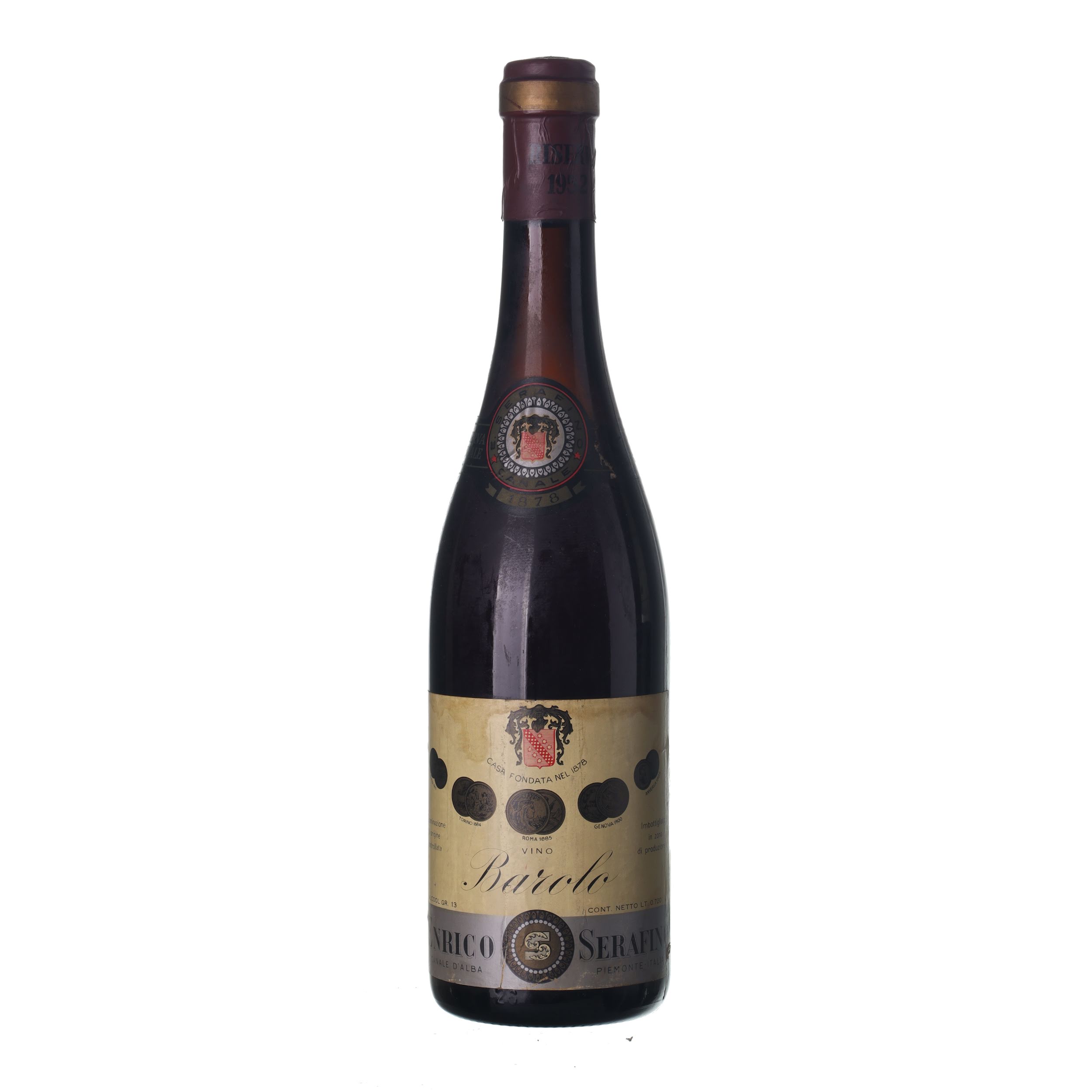 1952 Barolo Riserva Enrico Serafino | VIATEMPIA.COM