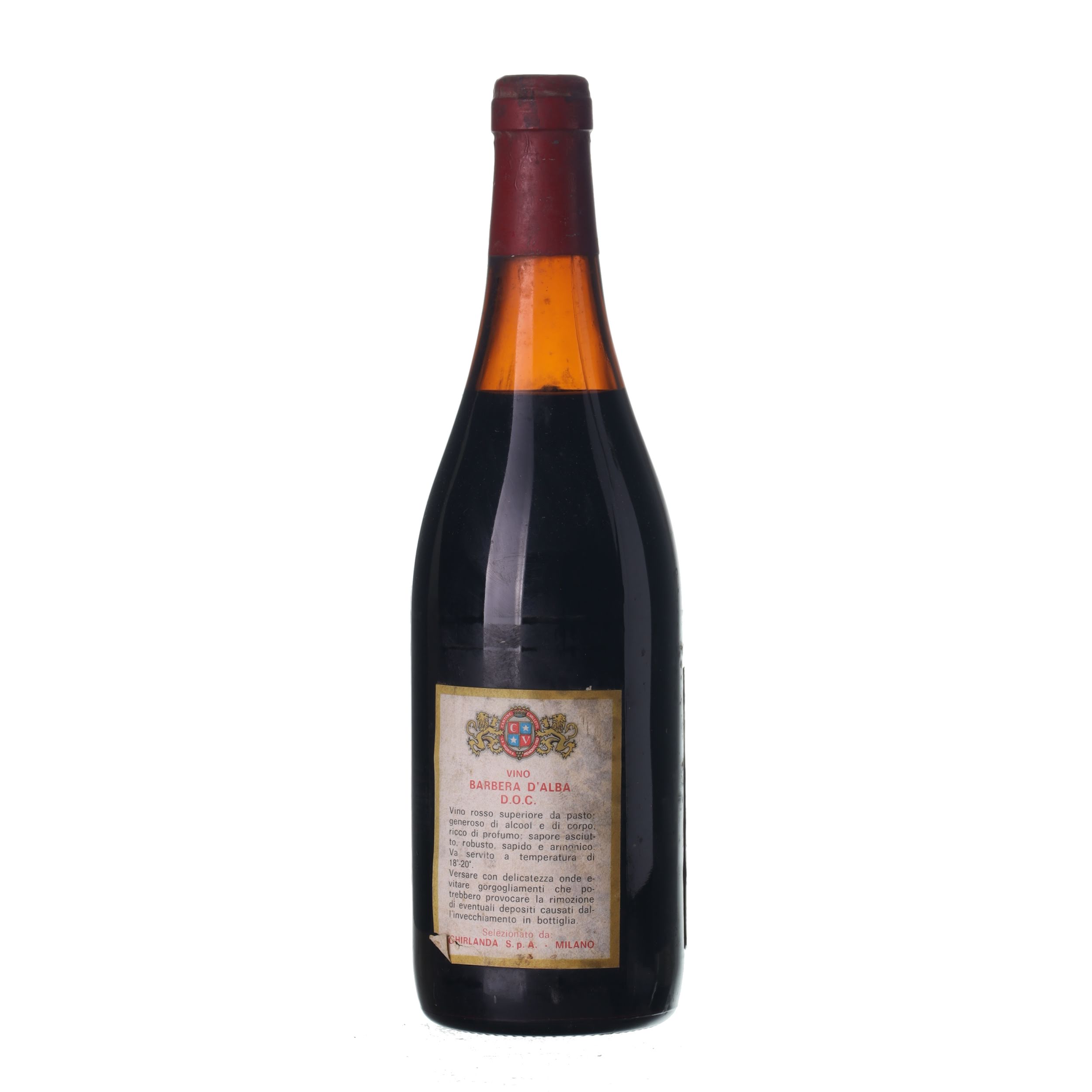 1973 Barbera d´Alba Cantine C. Valletti | VIATEMPIA.COM