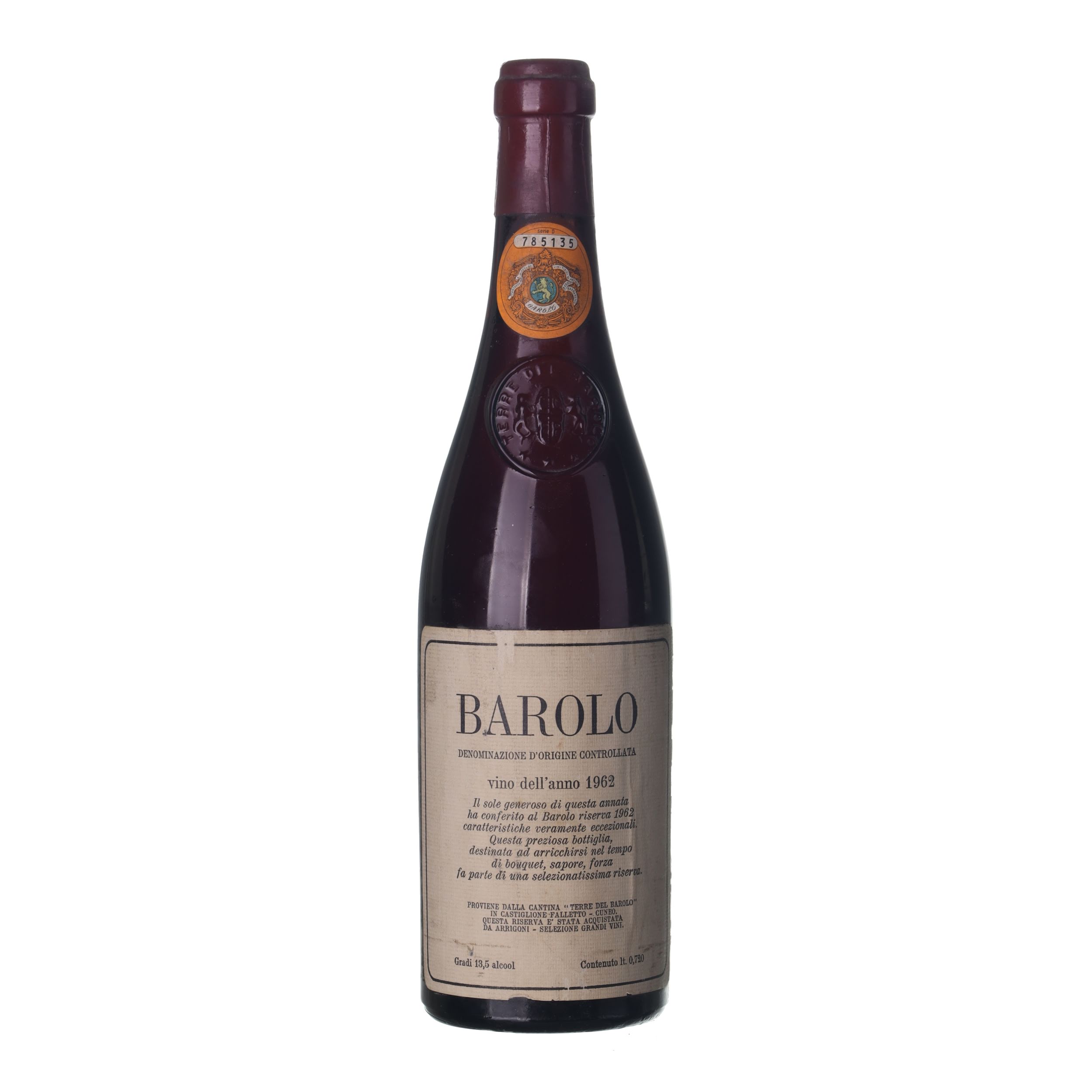 1962 Barolo Terre del Barolo | VIATEMPIA.COM