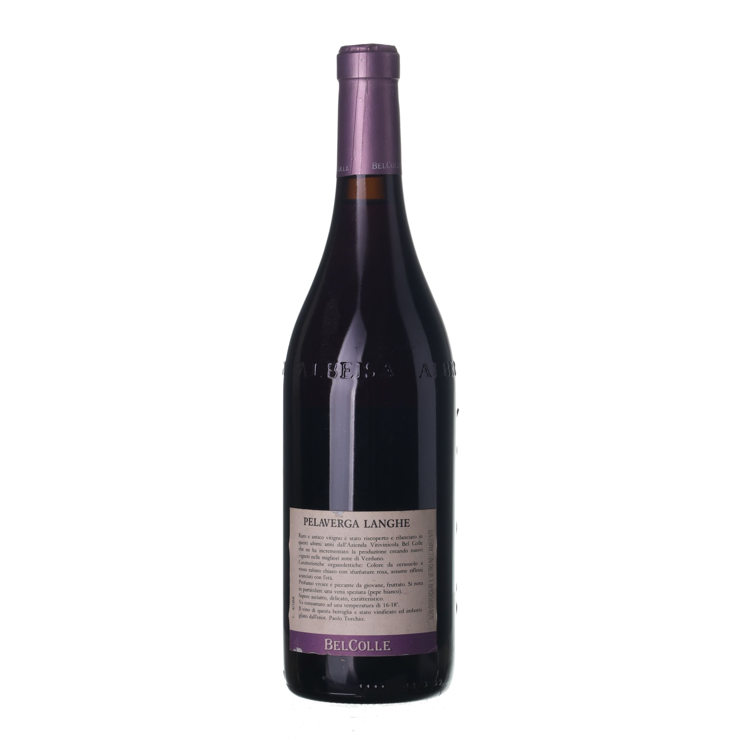 1993 Pelaverga Langhe BelColle | VIATEMPIA.COM
