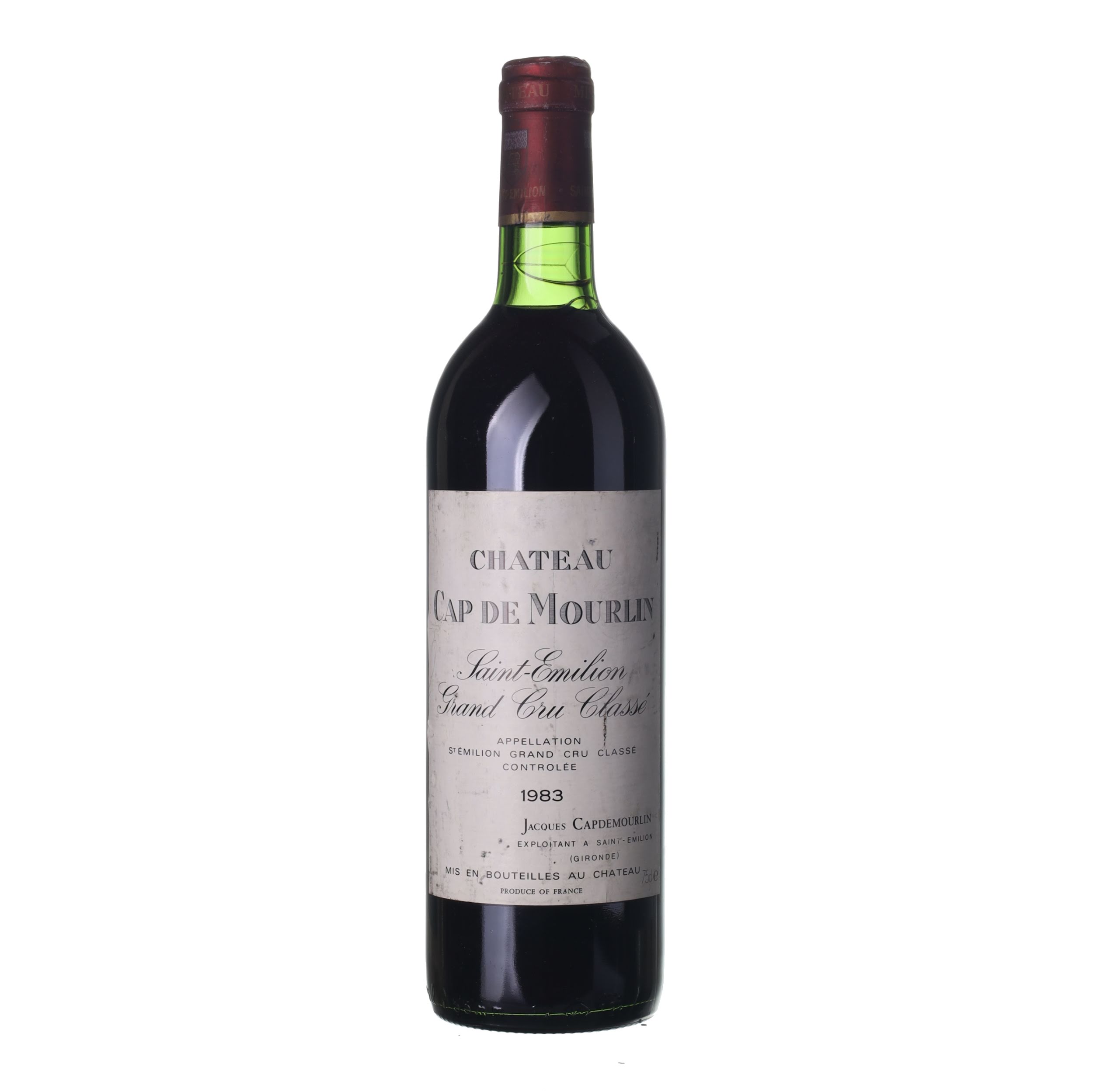 1983 Saint-Emilion Grand Cru Classé Château Cap de Mourlin | VIATEMPIA.COM