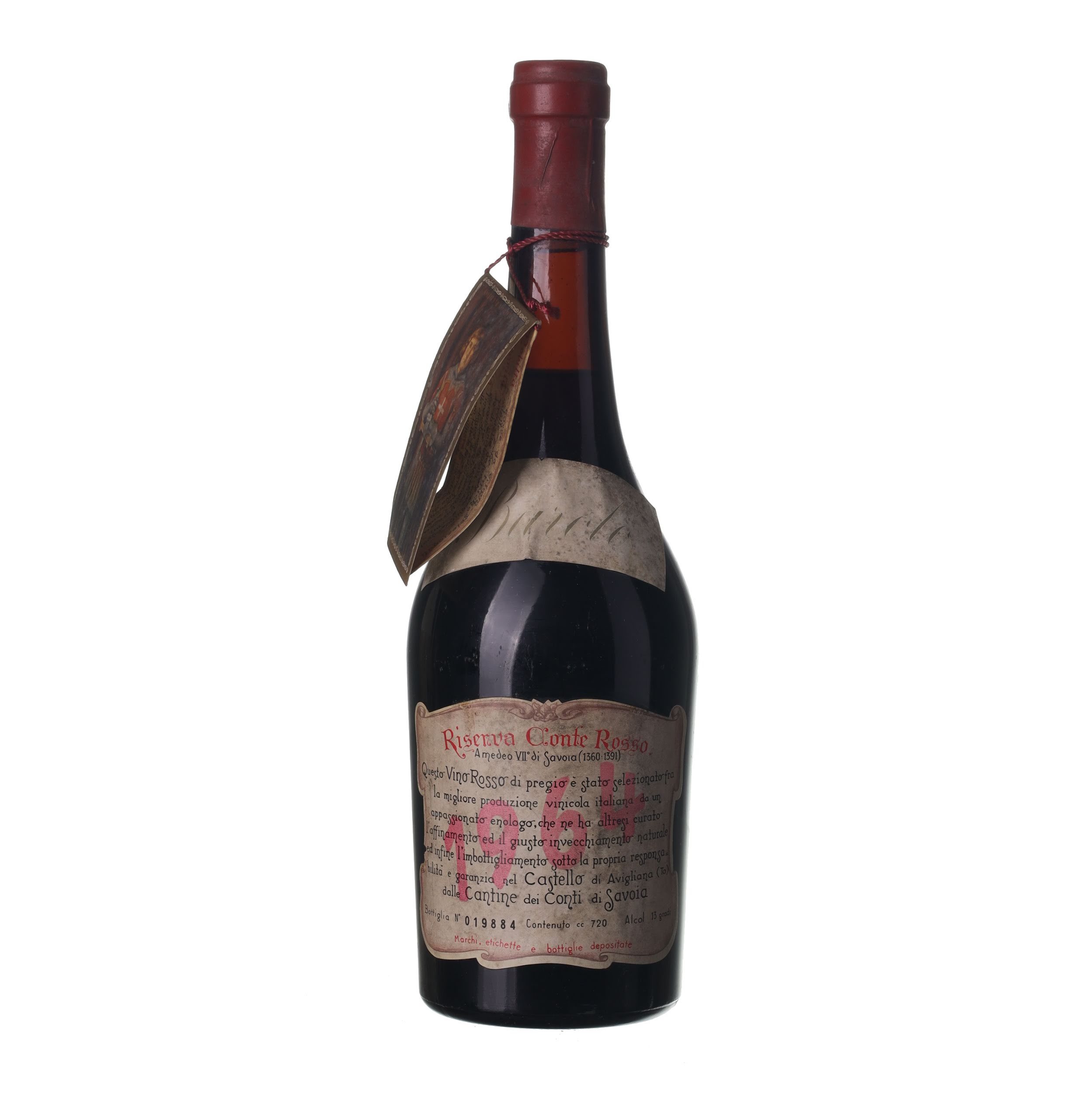 1964 Barolo Riserva Conti di Savoia | VIATEMPIA.COM