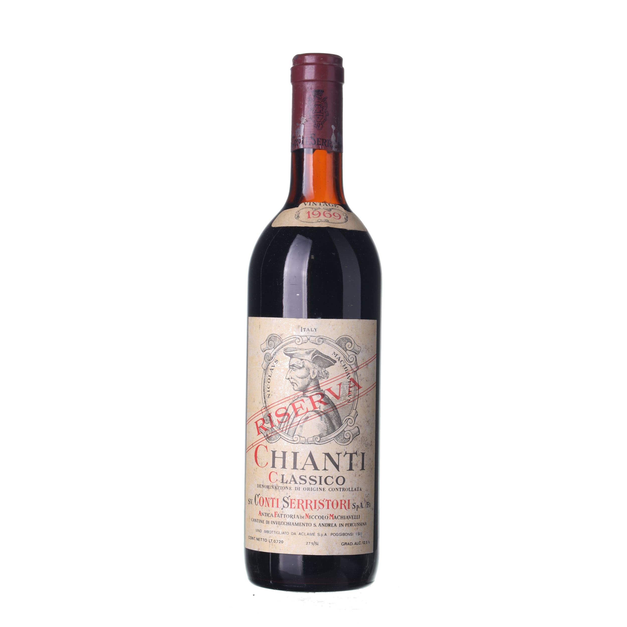 1969 Chianti Riserva Conti Serristori | VIATEMPIA.COM
