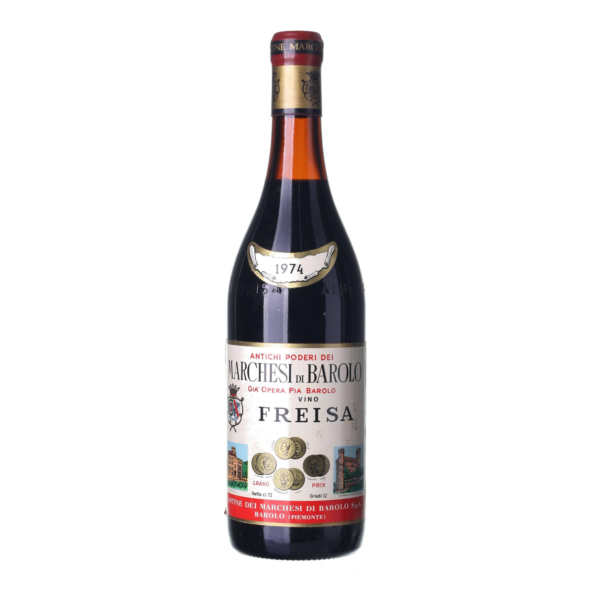 1974 Freisa Marchesi di Barolo | VIATEMPIA.COM