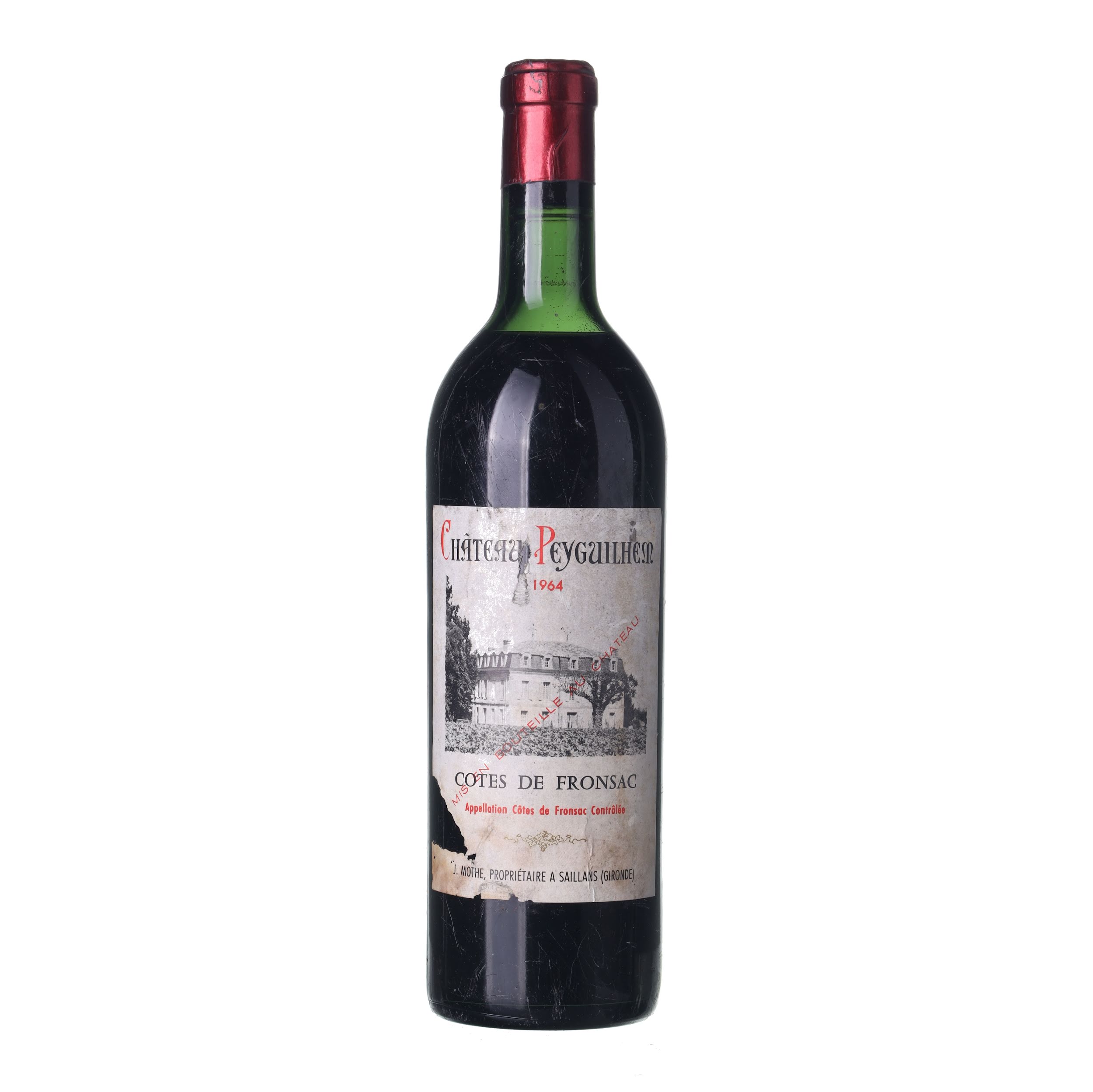 1964 Cotes de Fronsac Château Peyguilhem | VIATEMPIA.COM
