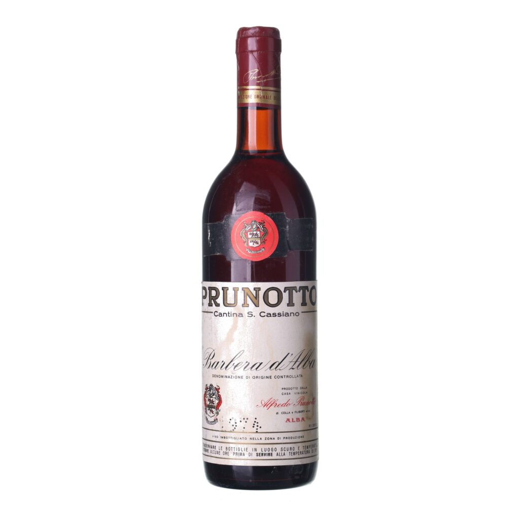 1974 Barbera d´Alba DOC Alfredo Prunotto | VIATEMPIA.COM