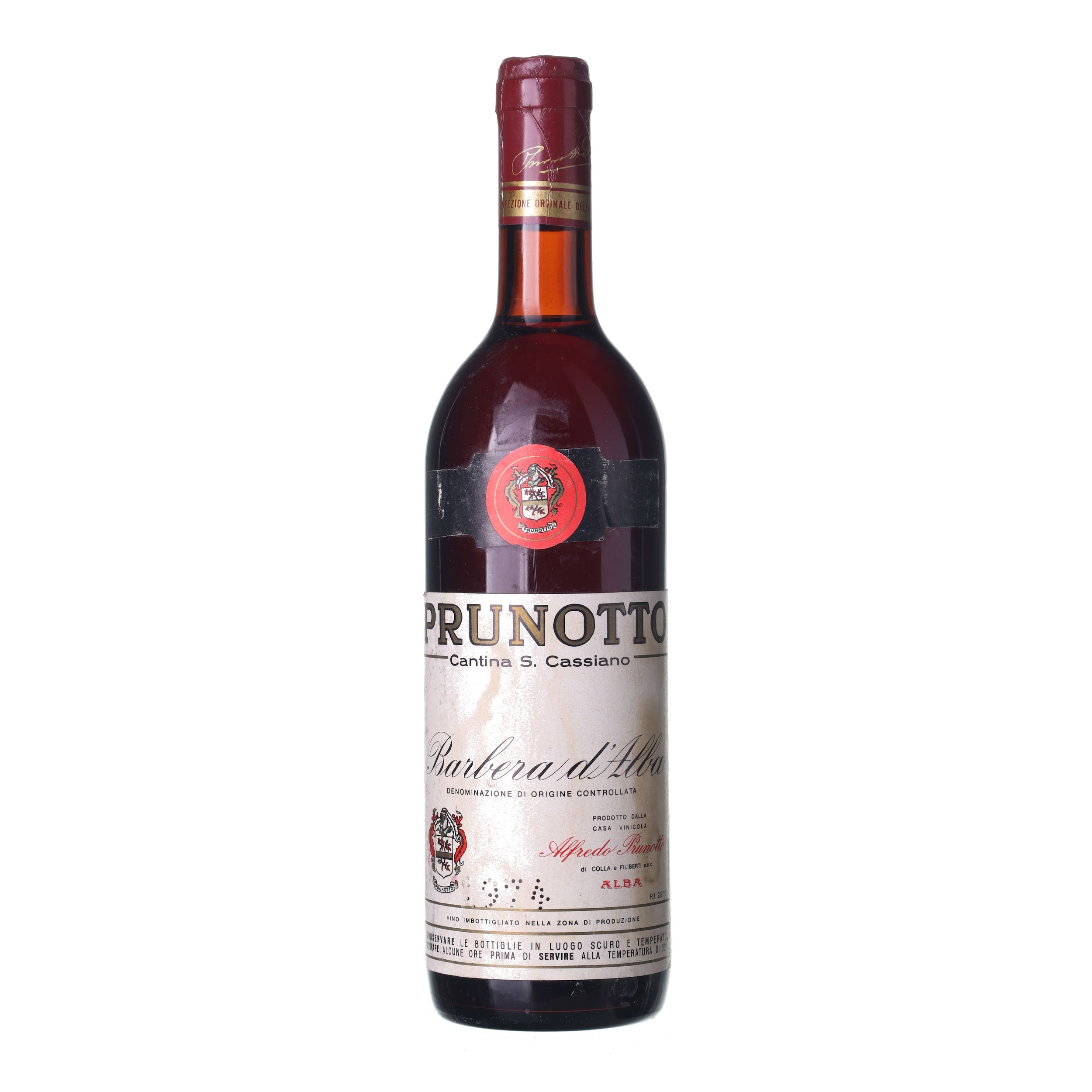 1974 Barbera d´Alba DOC Alfredo Prunotto | VIATEMPIA.COM