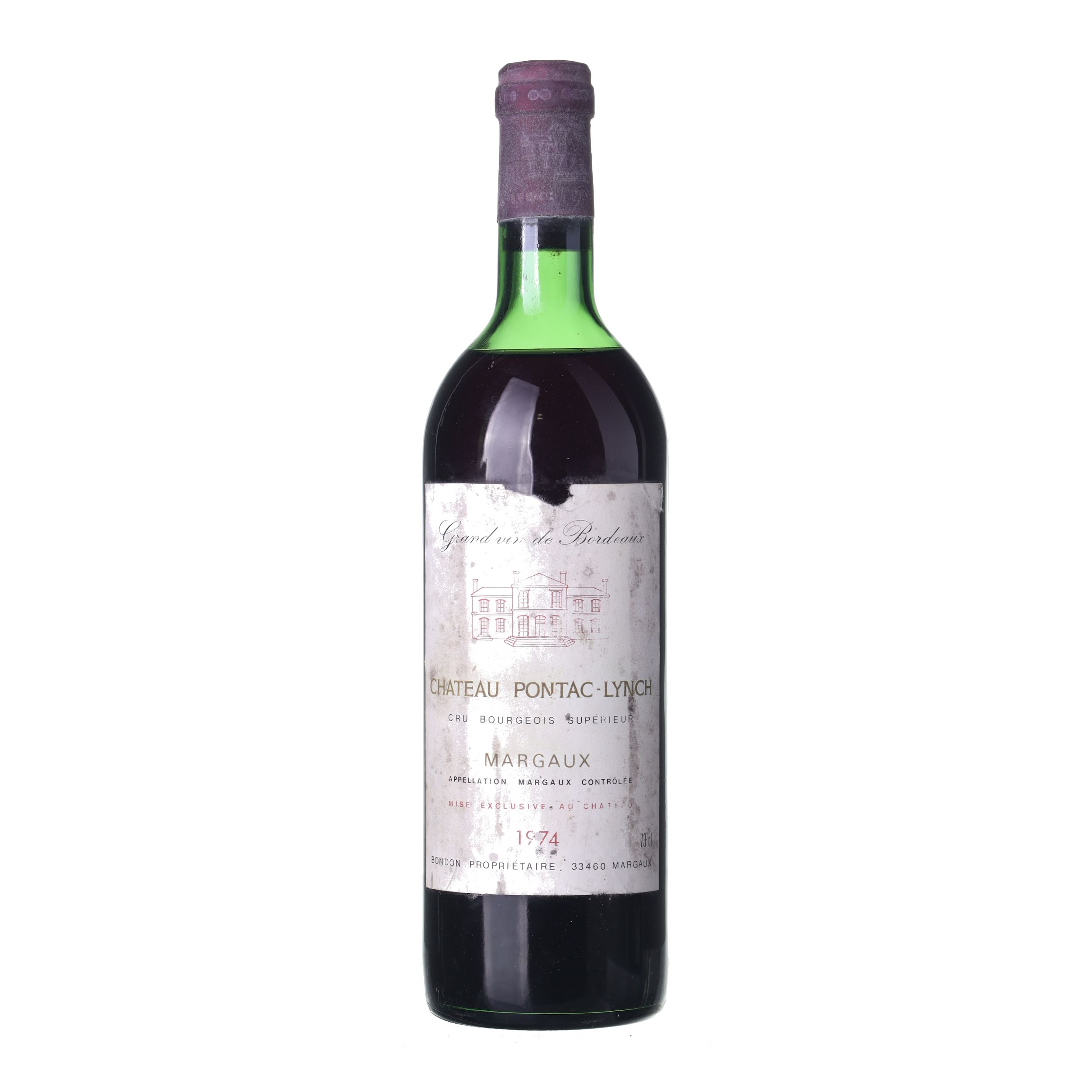1974 Margaux Cru Bourgeois Supérieur Château Pontac-Lynch | VIATEMPIA.COM