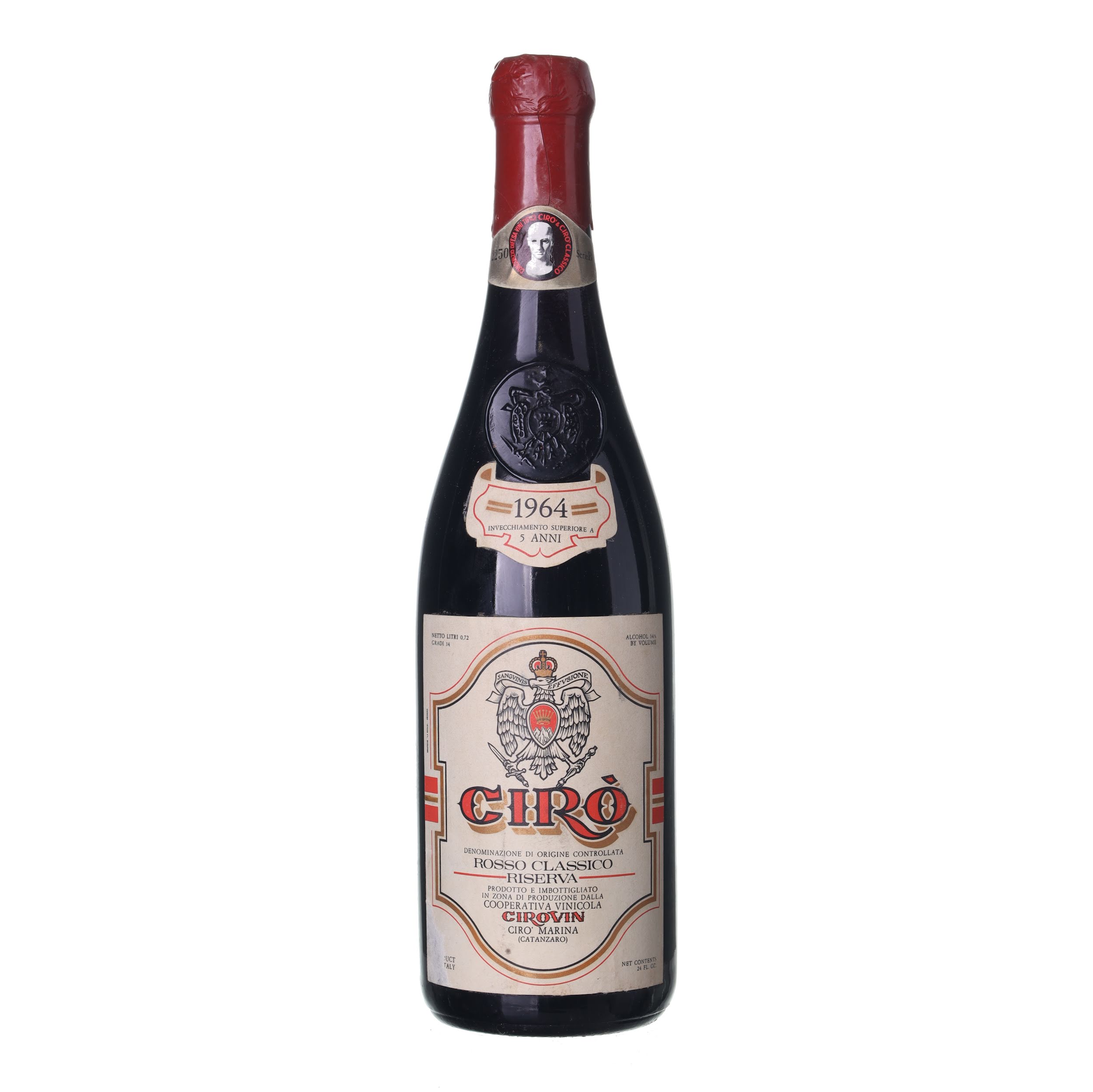 1964 Cirò Riserva Cirovin | VIATEMPIA.COM