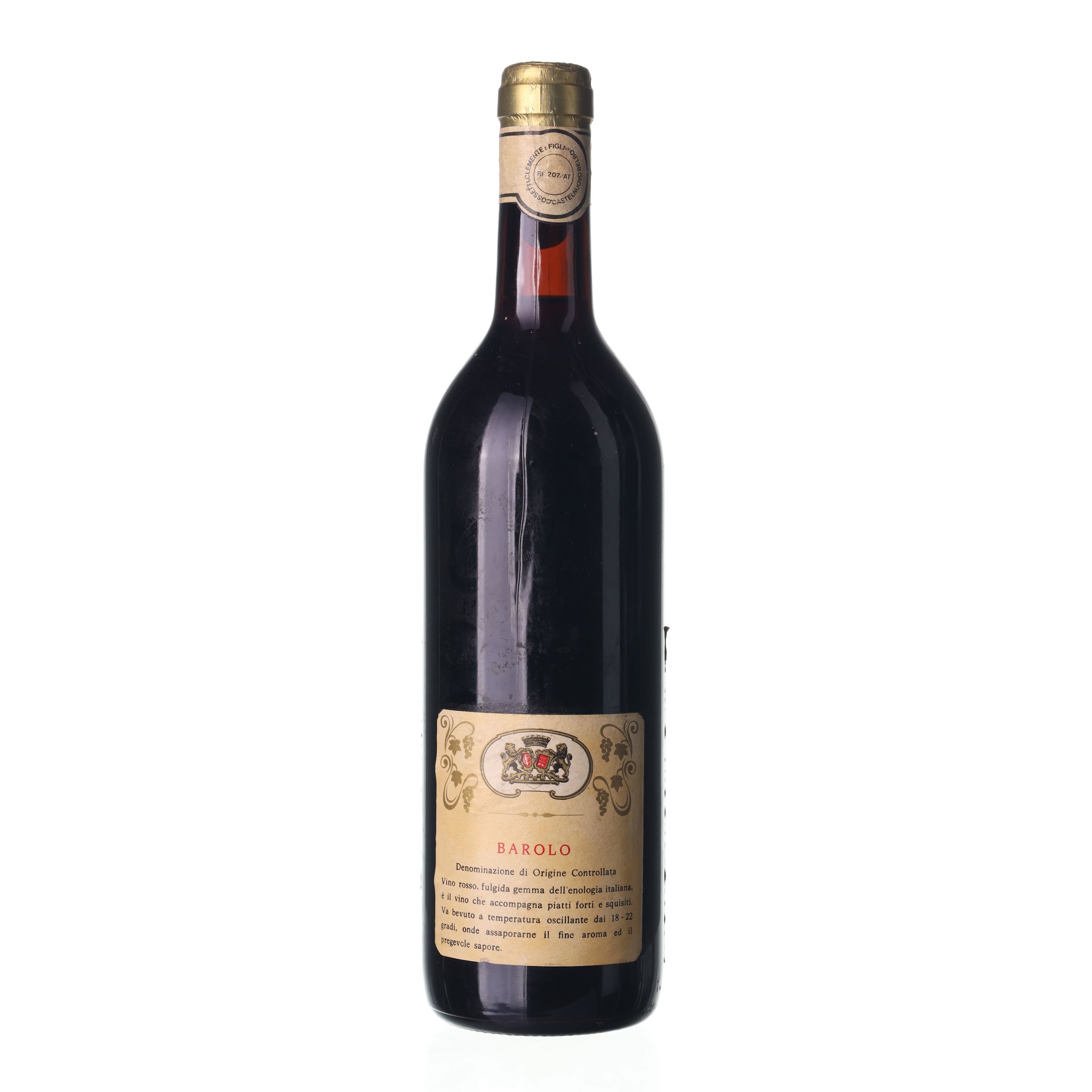 1974 Barolo Cossetti Clemente & Figli | VIATEMPIA.COM