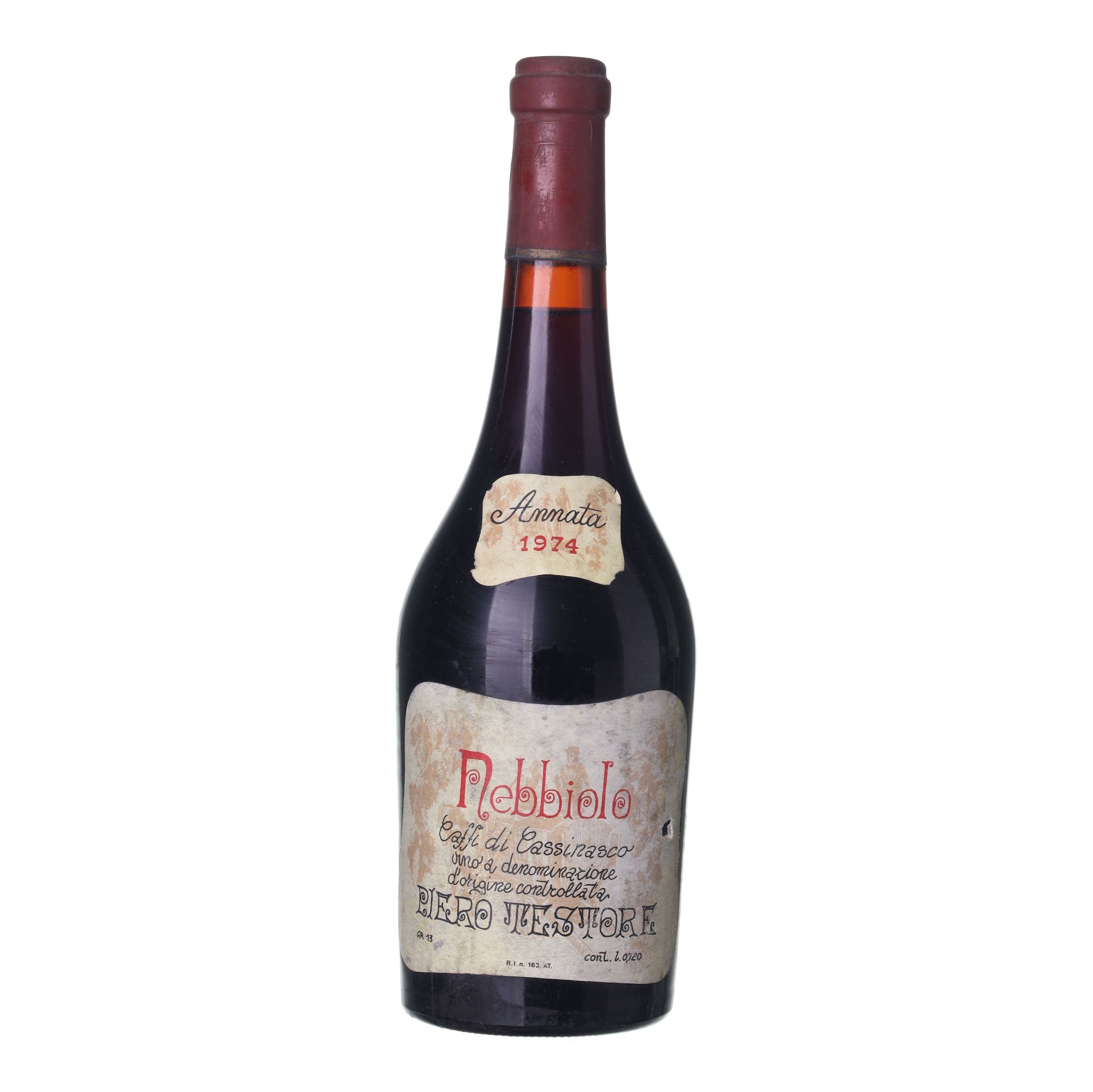 1974 Nebbiolo Piero Testore | VIATEMPIA.COM