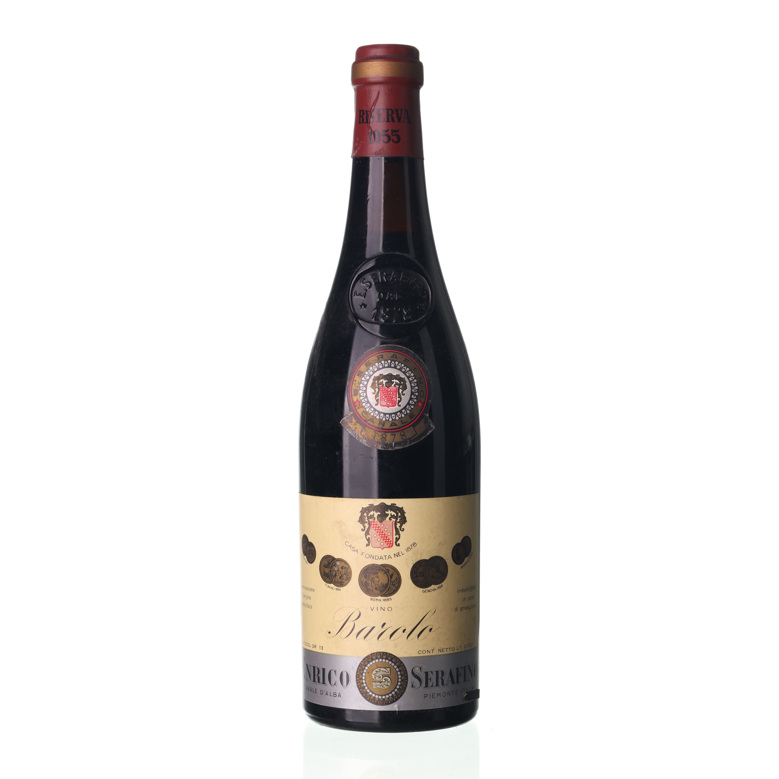 1955 Barolo Riserva Enrico Serafino | VIATEMPIA.COM