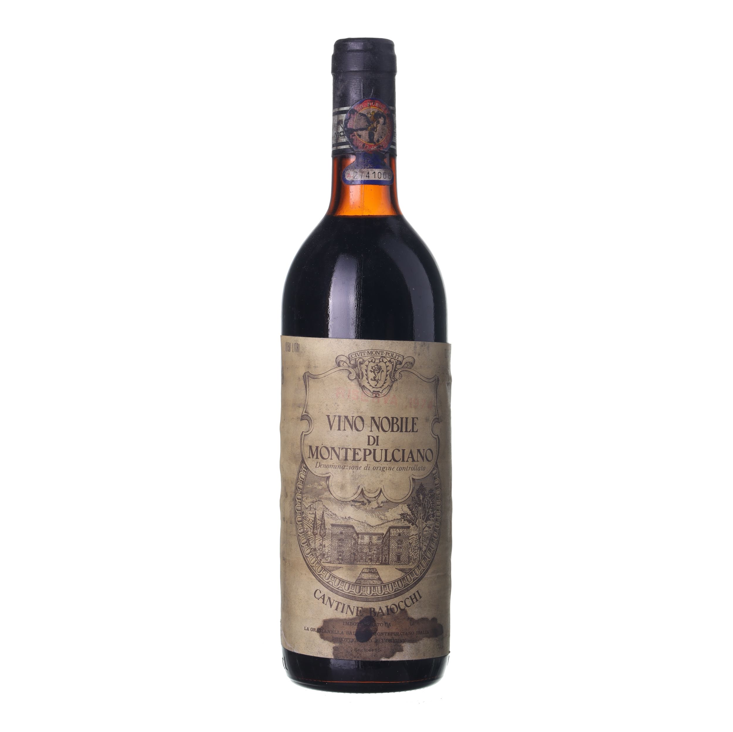 1974 Montepulciano Riserva Cantina Baiocchi | VIATEMPIA.COM