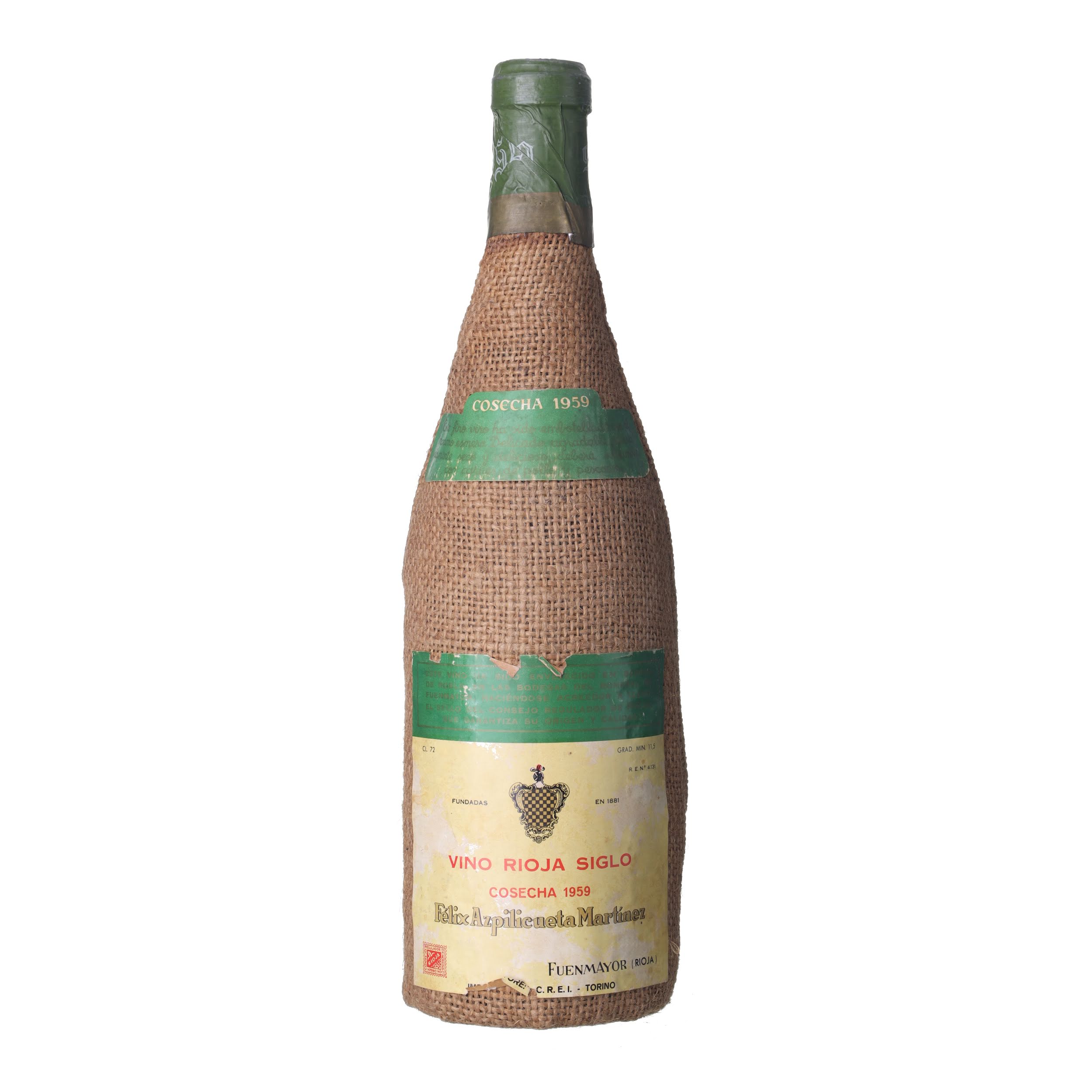 1959 Rioja Siglo Felix Azpilicueta Martínez | VIATEMPIA.COM
