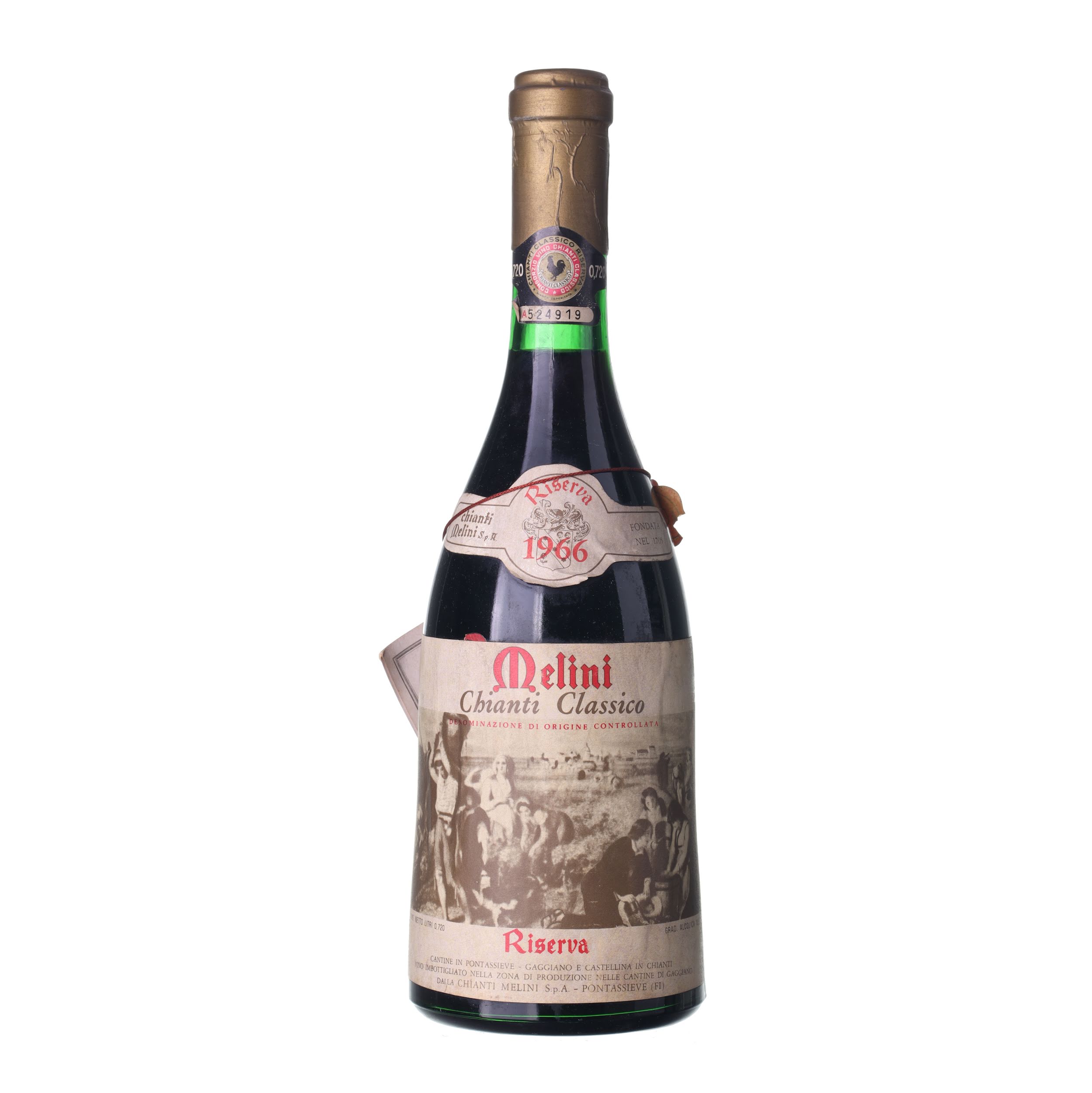 1966 Chianti Riserva Melini | VIATEMPIA.COM