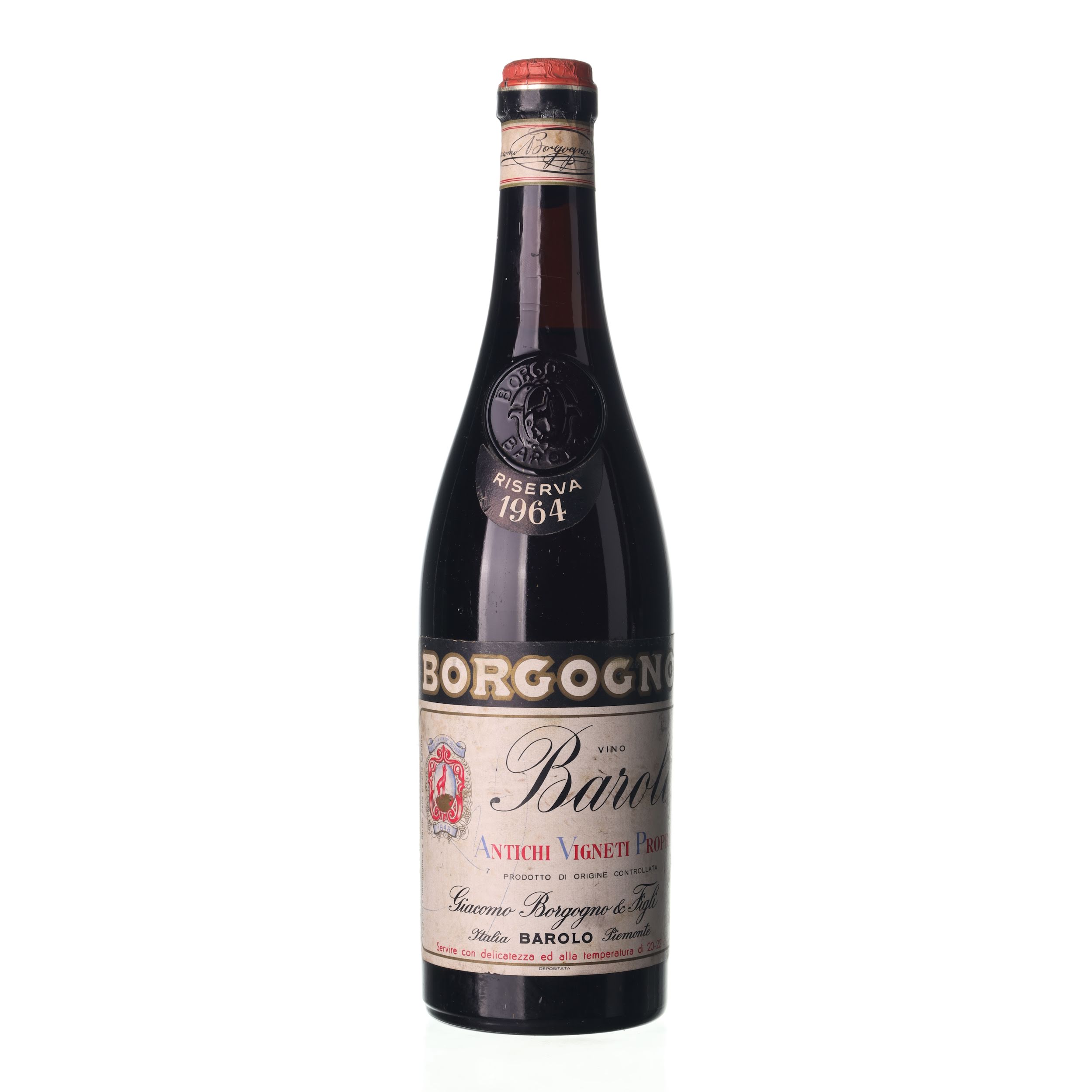 1964 Barolo Giacomo Borgogno & Figli | VIATEMPIA.COM