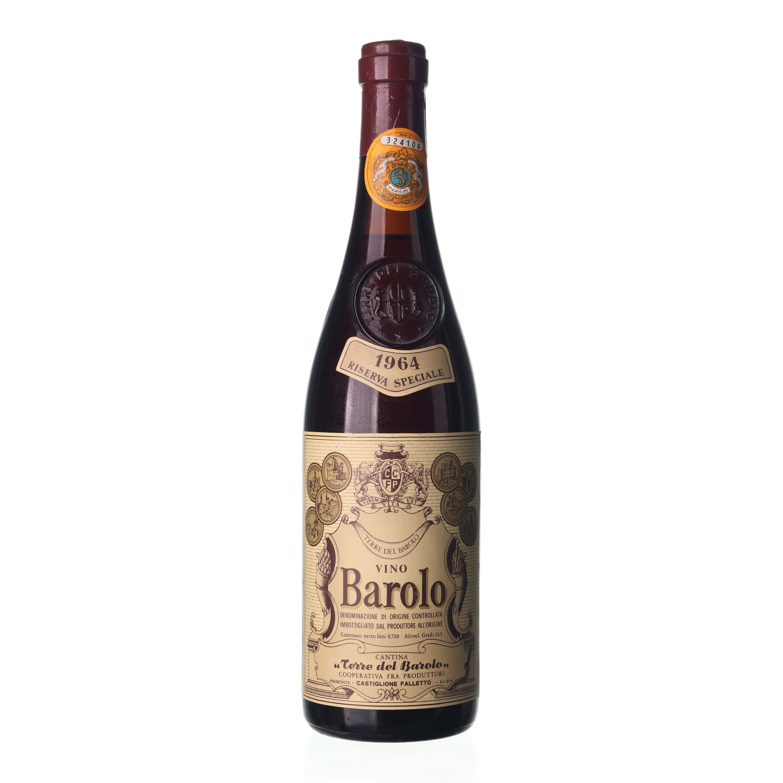 1964 Barolo Gran Riserva Terre del Barolo | VIATEMPIA.COM