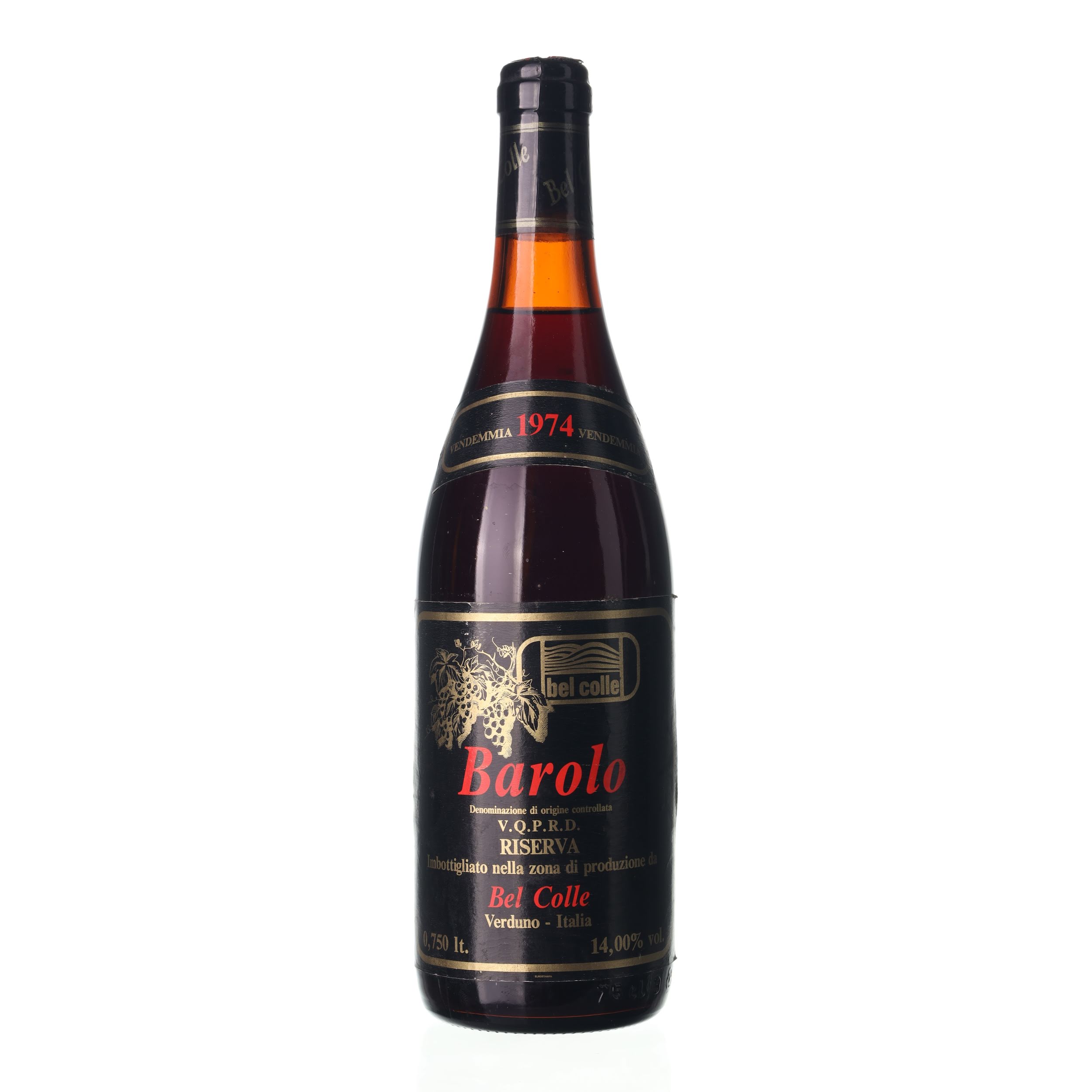1974 Barolo Riserva Bel Colle | VIATEMPIA.COM