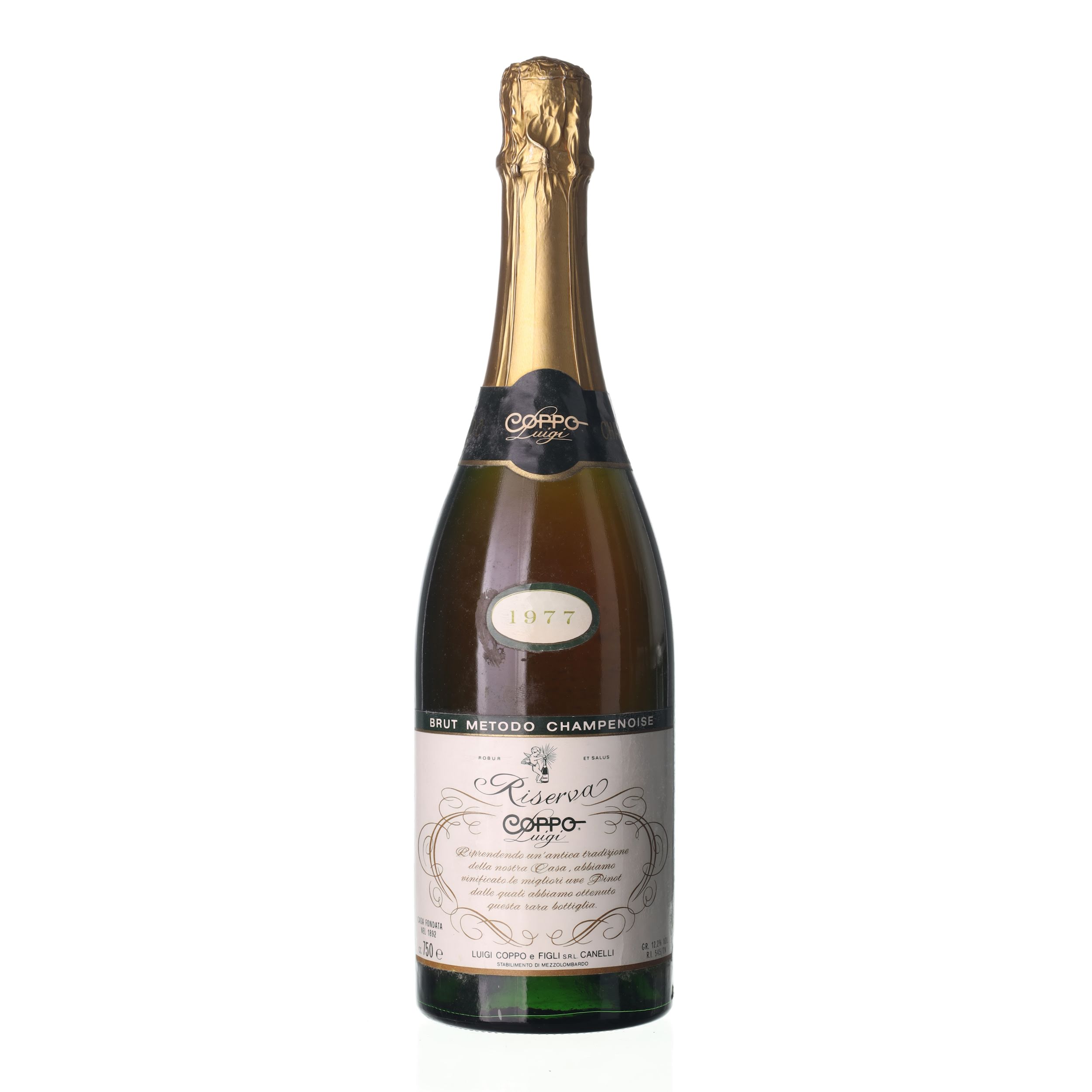1977 Spumante Brut Riserva Luigi Coppo | VIATEMPIA.COM