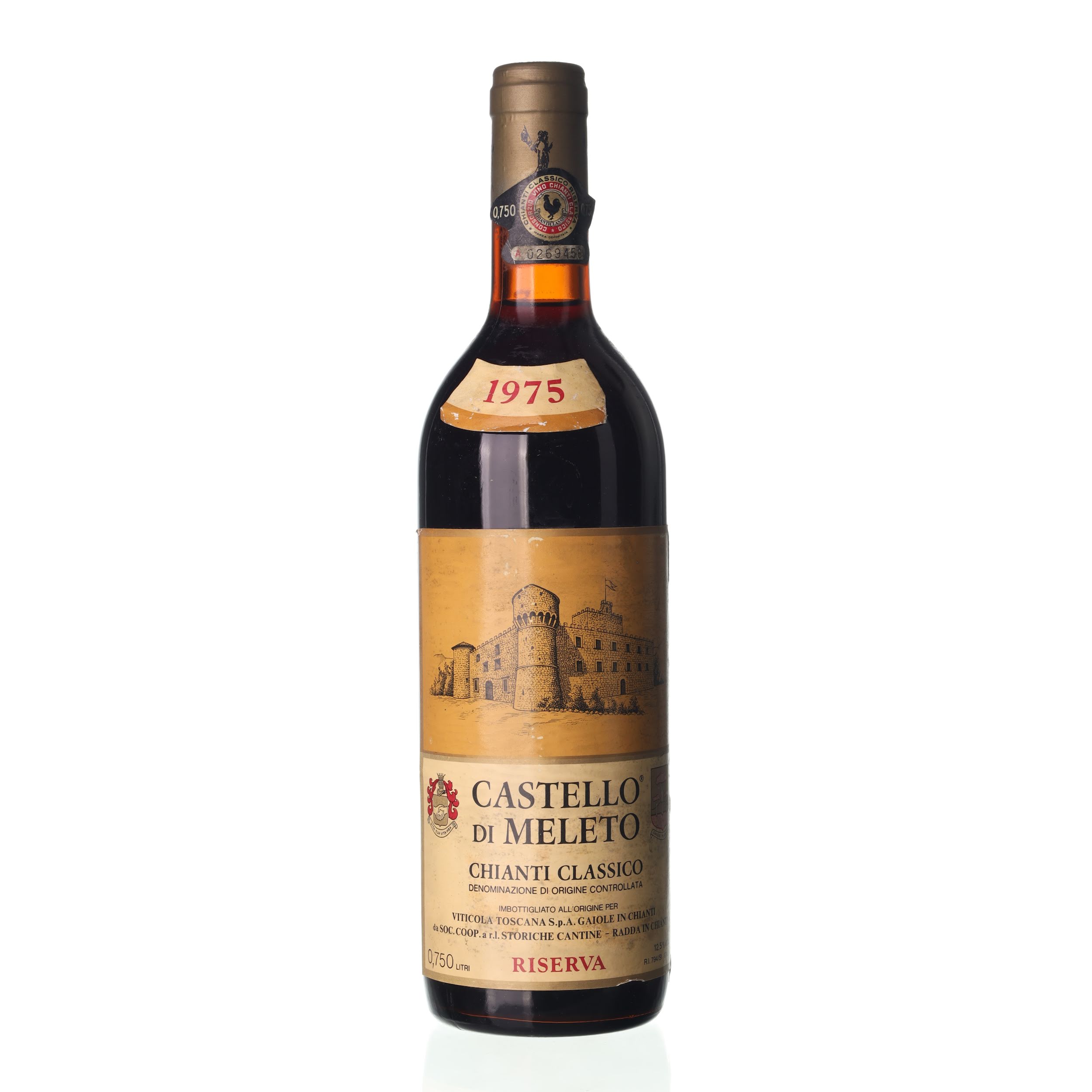 1975 Chianti Riserva Castello di Meleto | VIATEMPIA.COM
