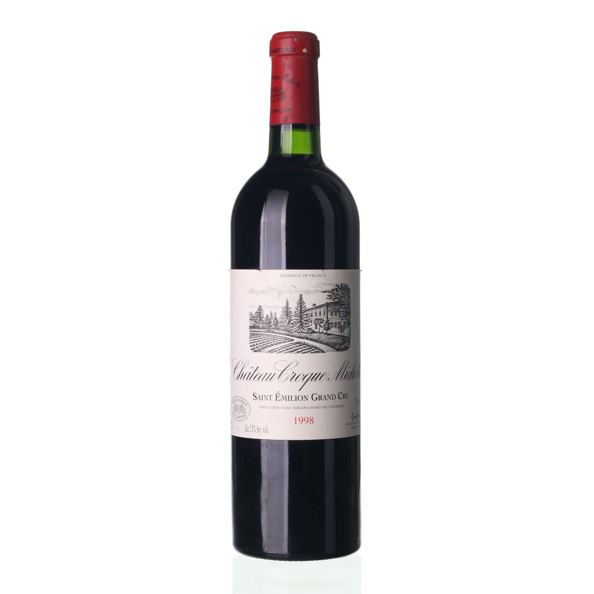 1998 Saint-Emilion Grand Cru Chateau Craque Michotte | VIATEMPIA.COM