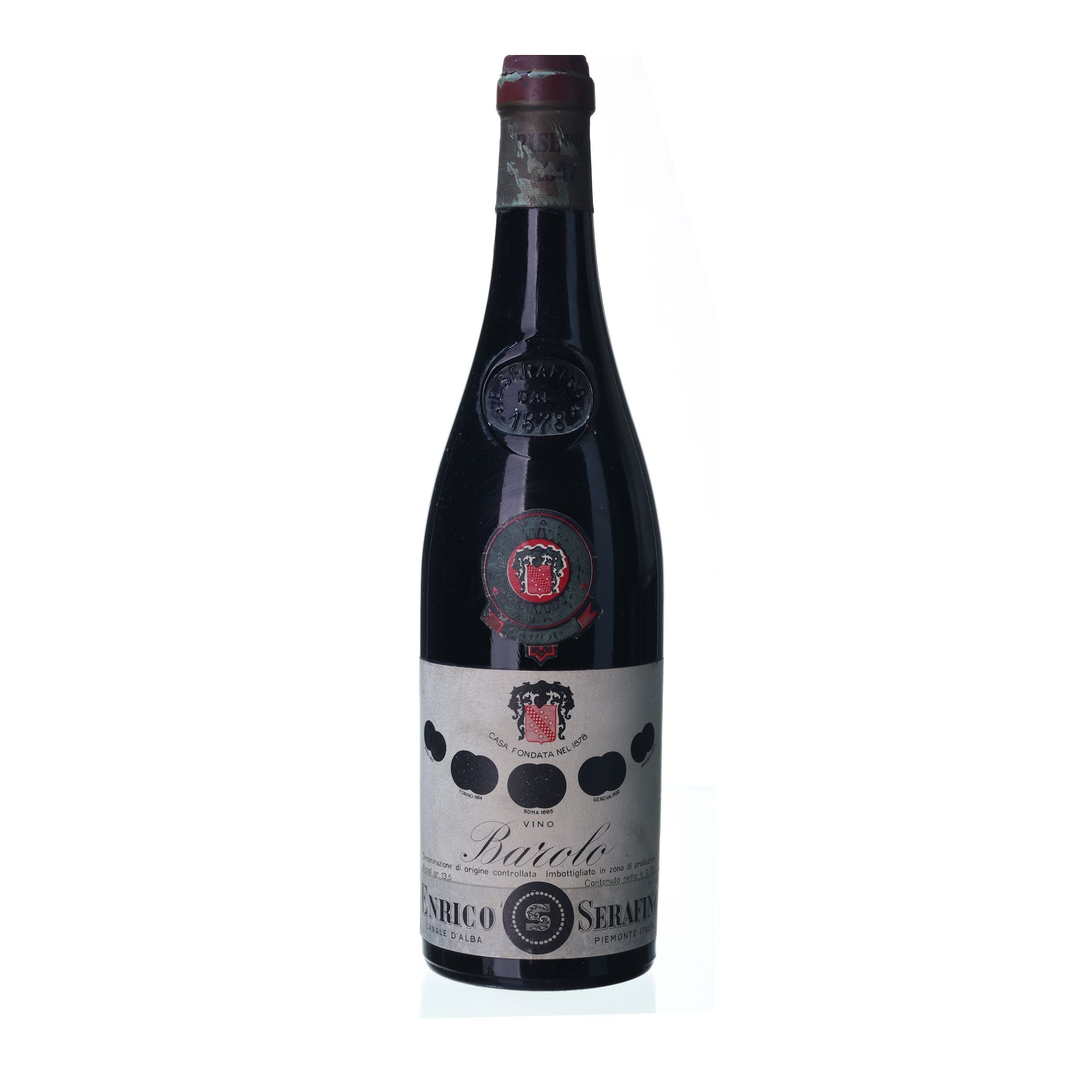 1947 Barolo Riserva Enrico Serafino | VIATEMPIA.COM