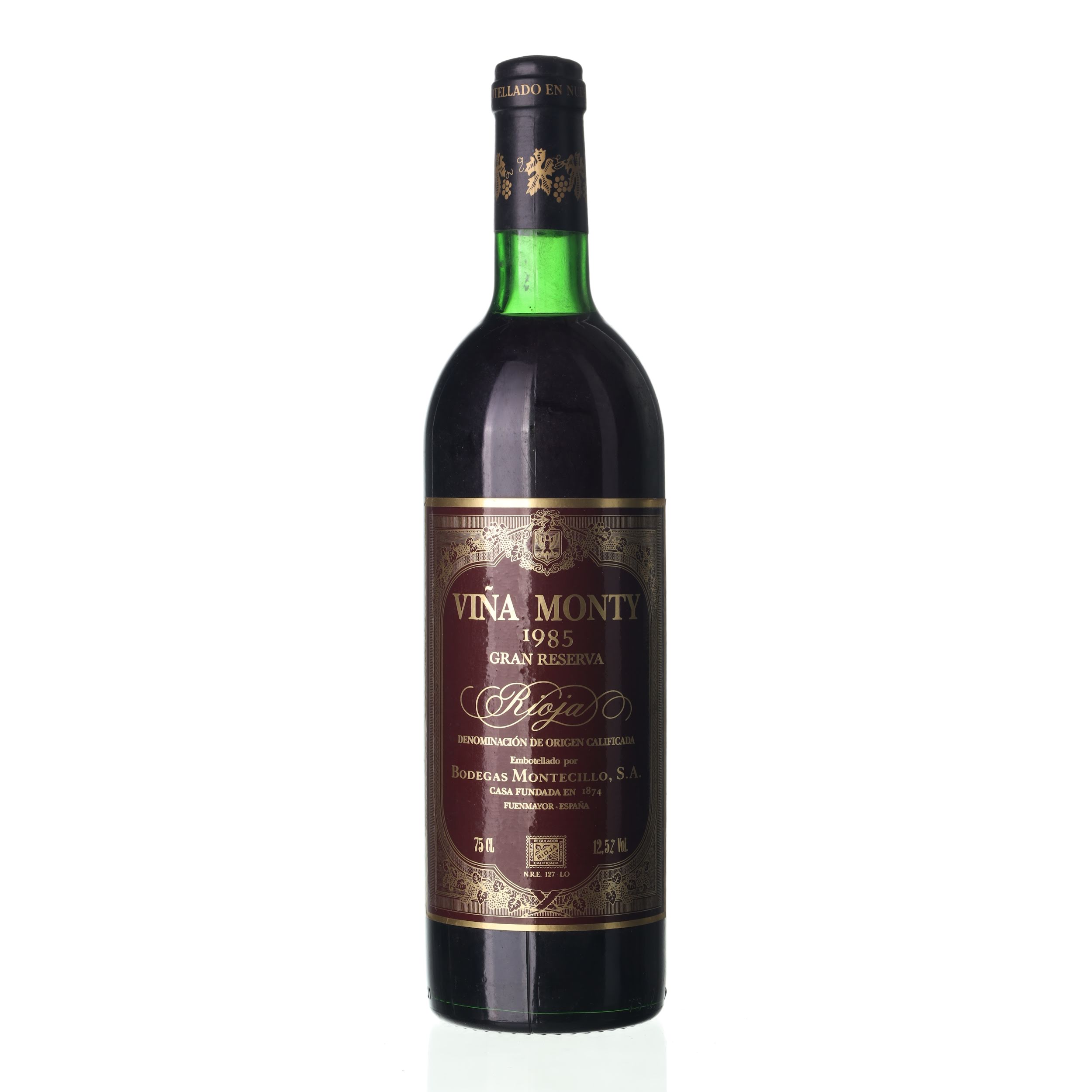 1985 Rioja Gran Reserva Vina Monty | VIATEMPIA.COM