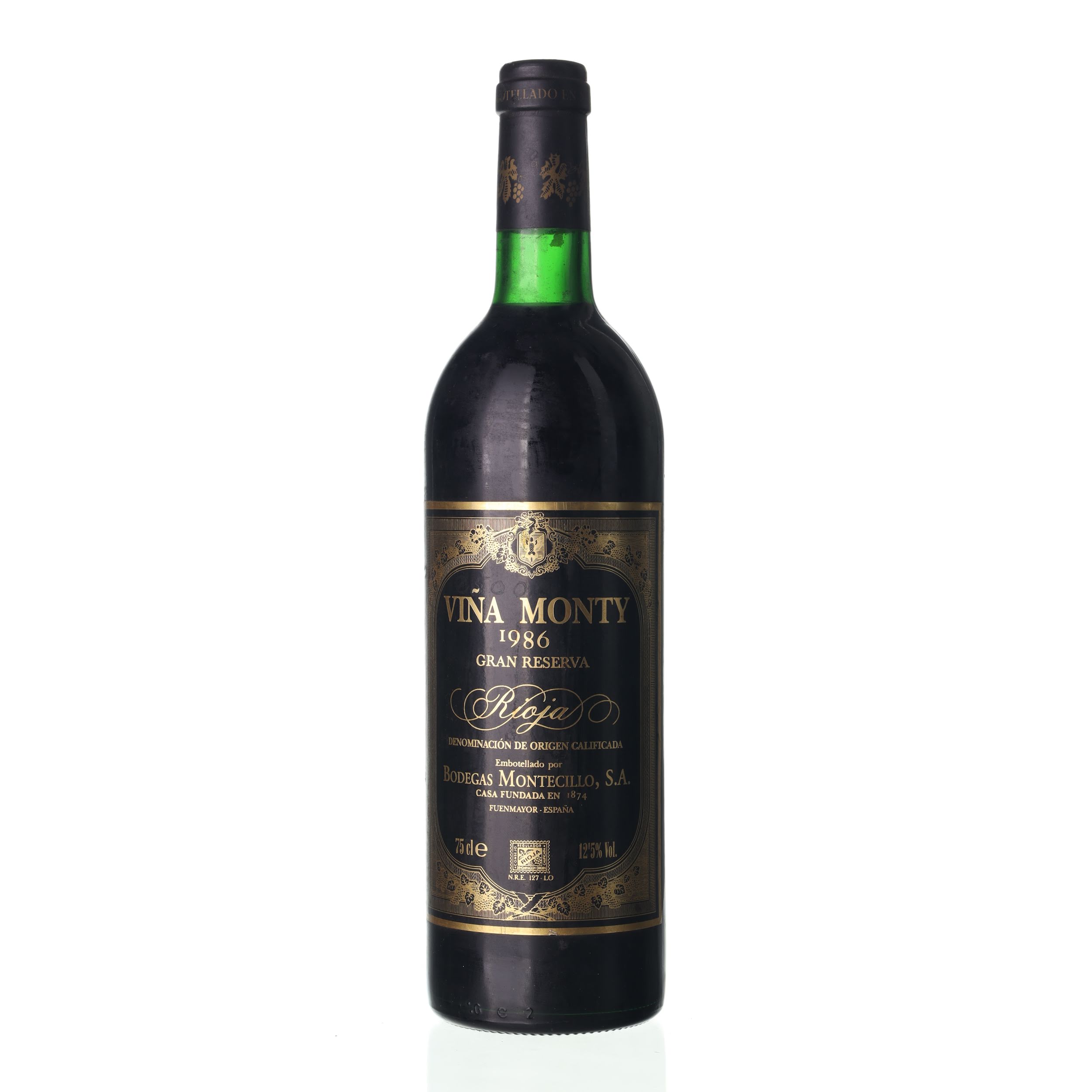 1986 Rioja Gran Reserva Vina Monty | VIATEMPIA.COM