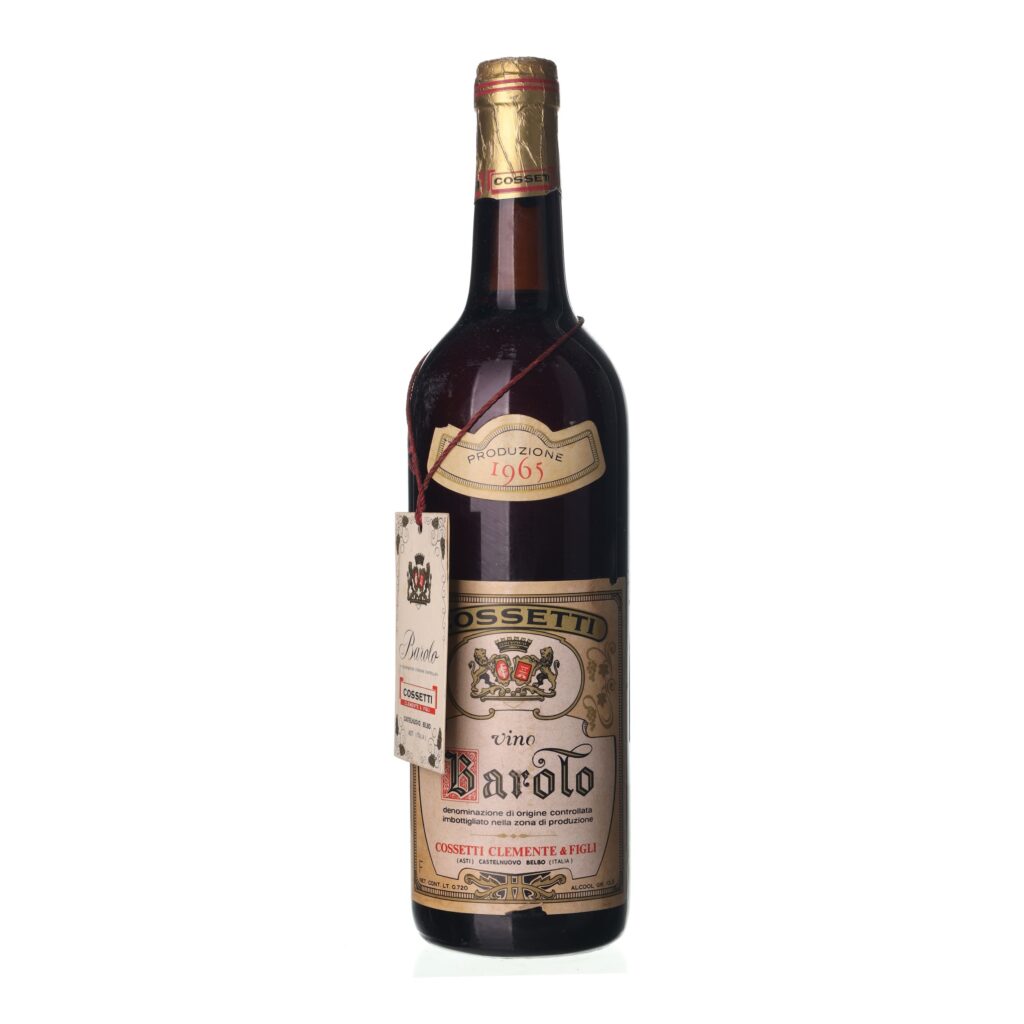 1965 Barolo Cossetti Clemente & Figli | VIATEMPIA.COM