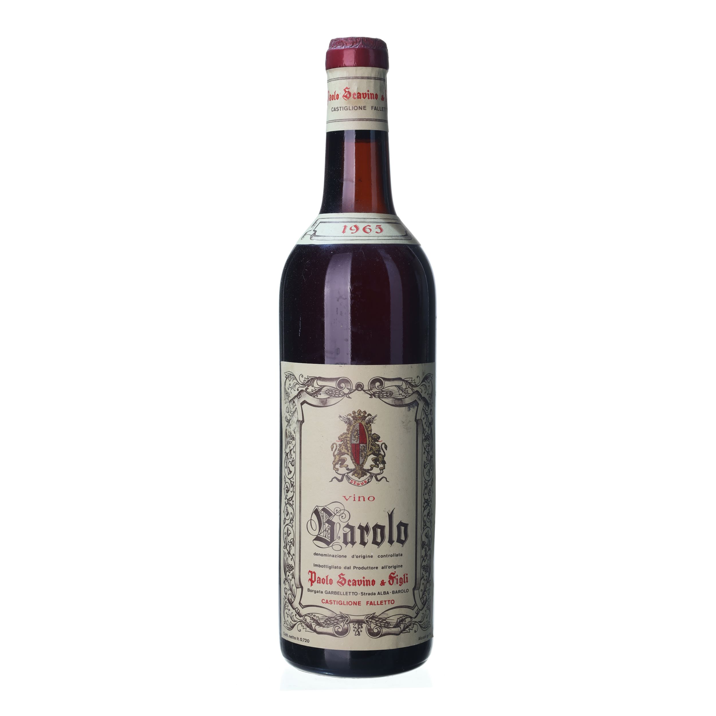 1965 Barolo Paulo Scavino & Figli | VIATEMPIA.COM