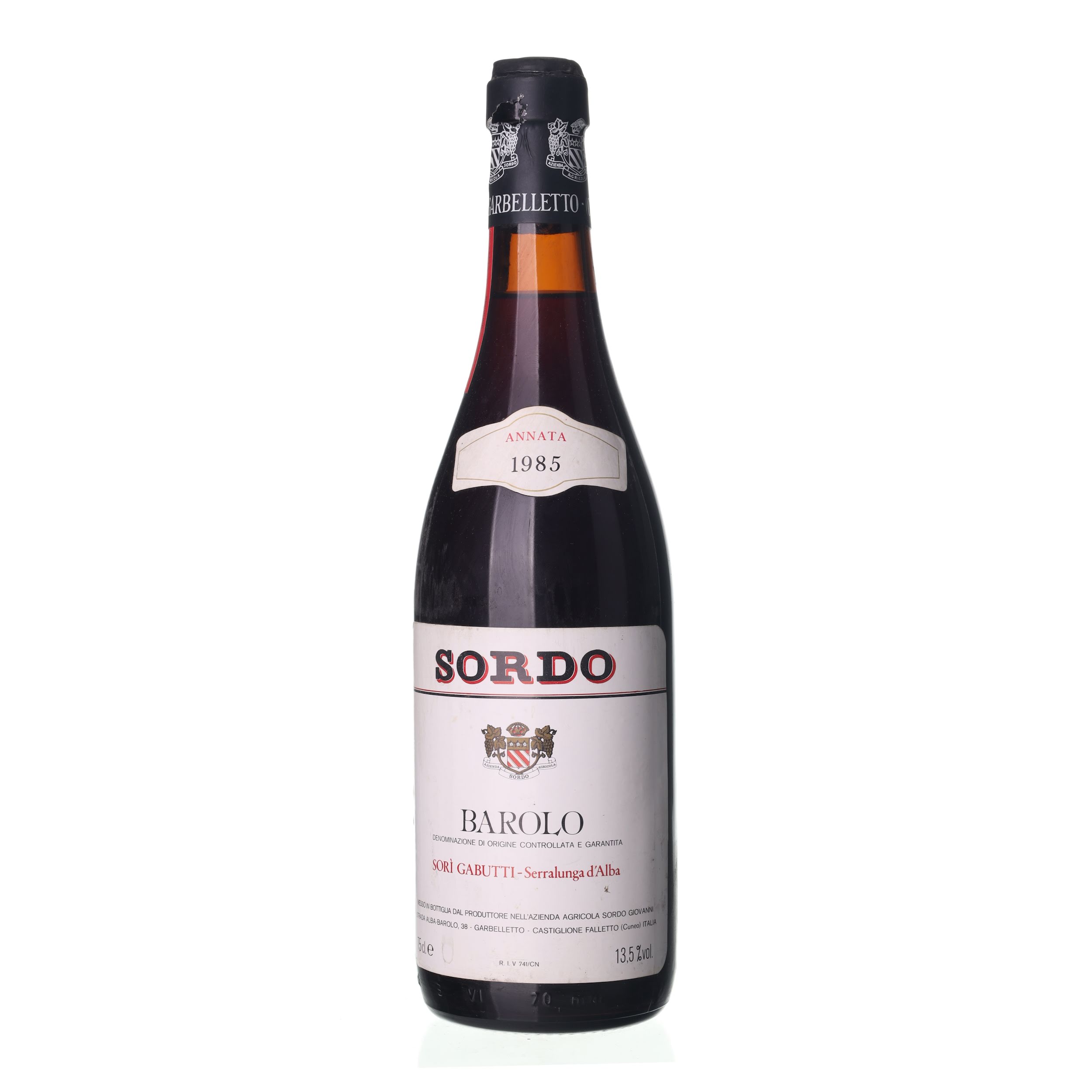 1985 Barolo Giovanni Sordo | VIATEMPIA.COM