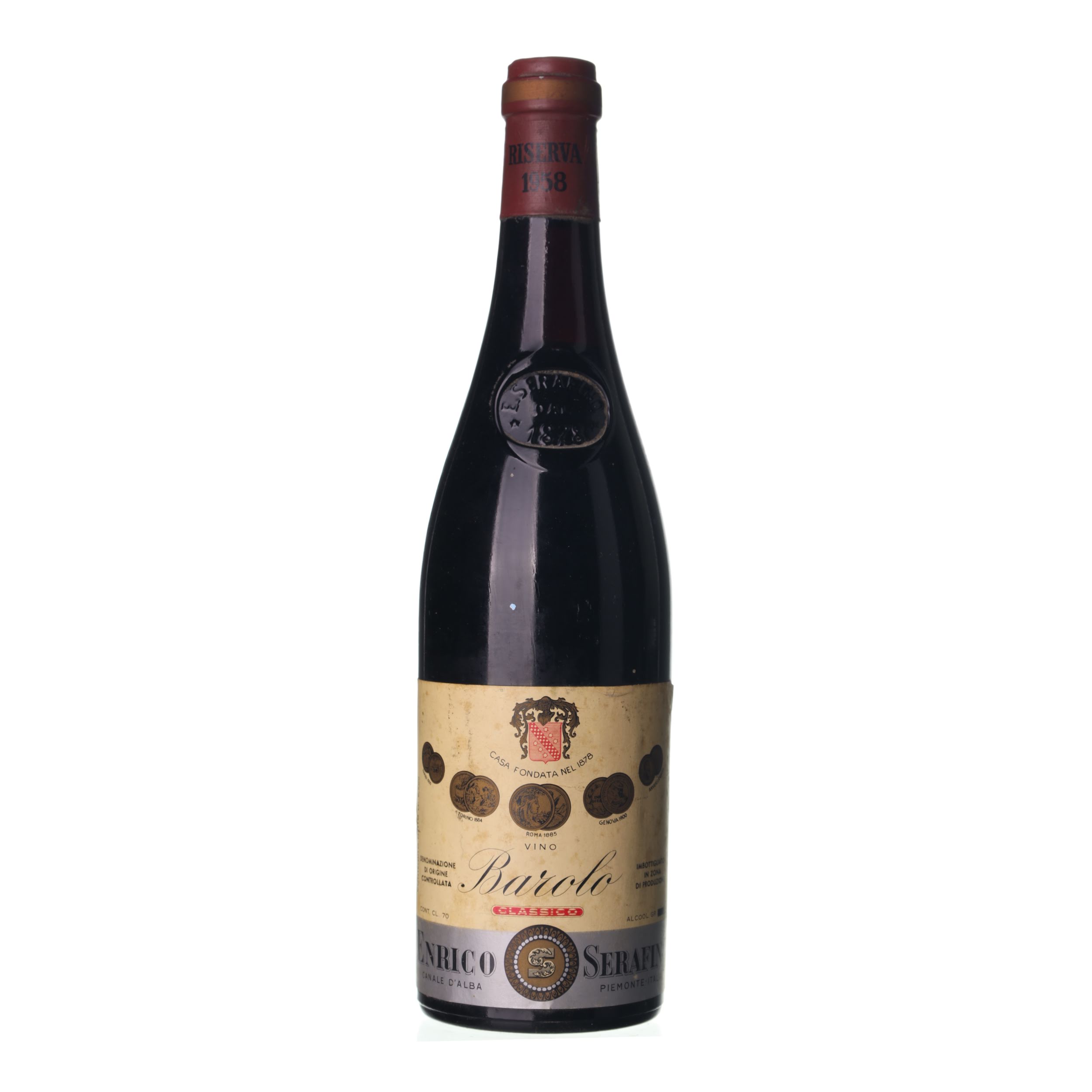 1958 Barolo Riserva Enrico Serafino | VIATEMPIA.COM