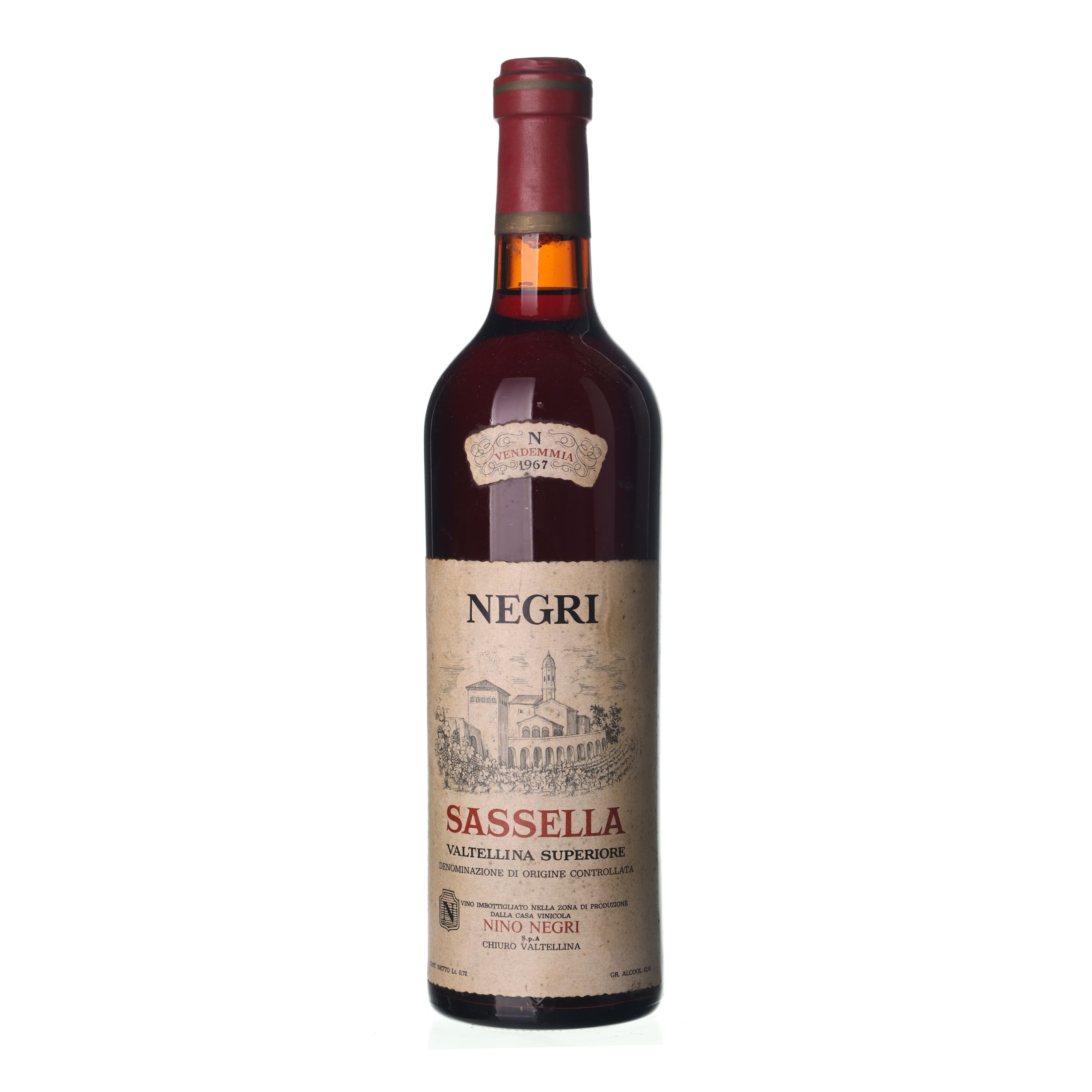 1967 Sassella Valtellina Superiore Nino Negri | VIATEMPIA.COM