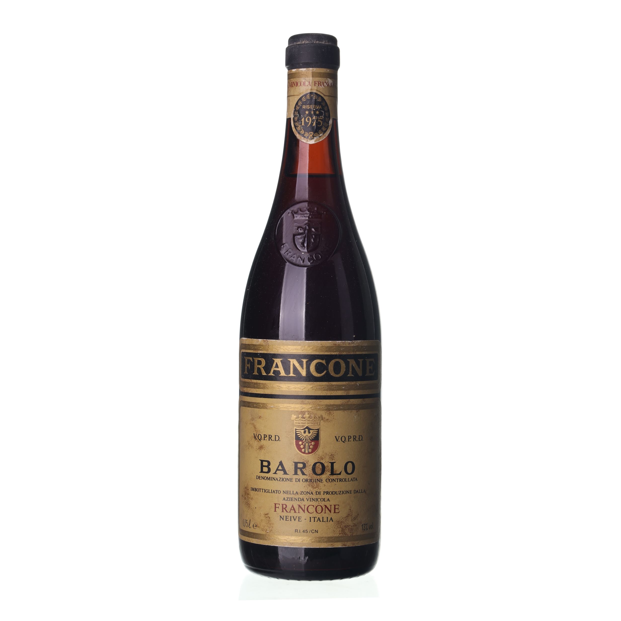 1975 Barolo Riserva Francone | VIATEMPIA.COM