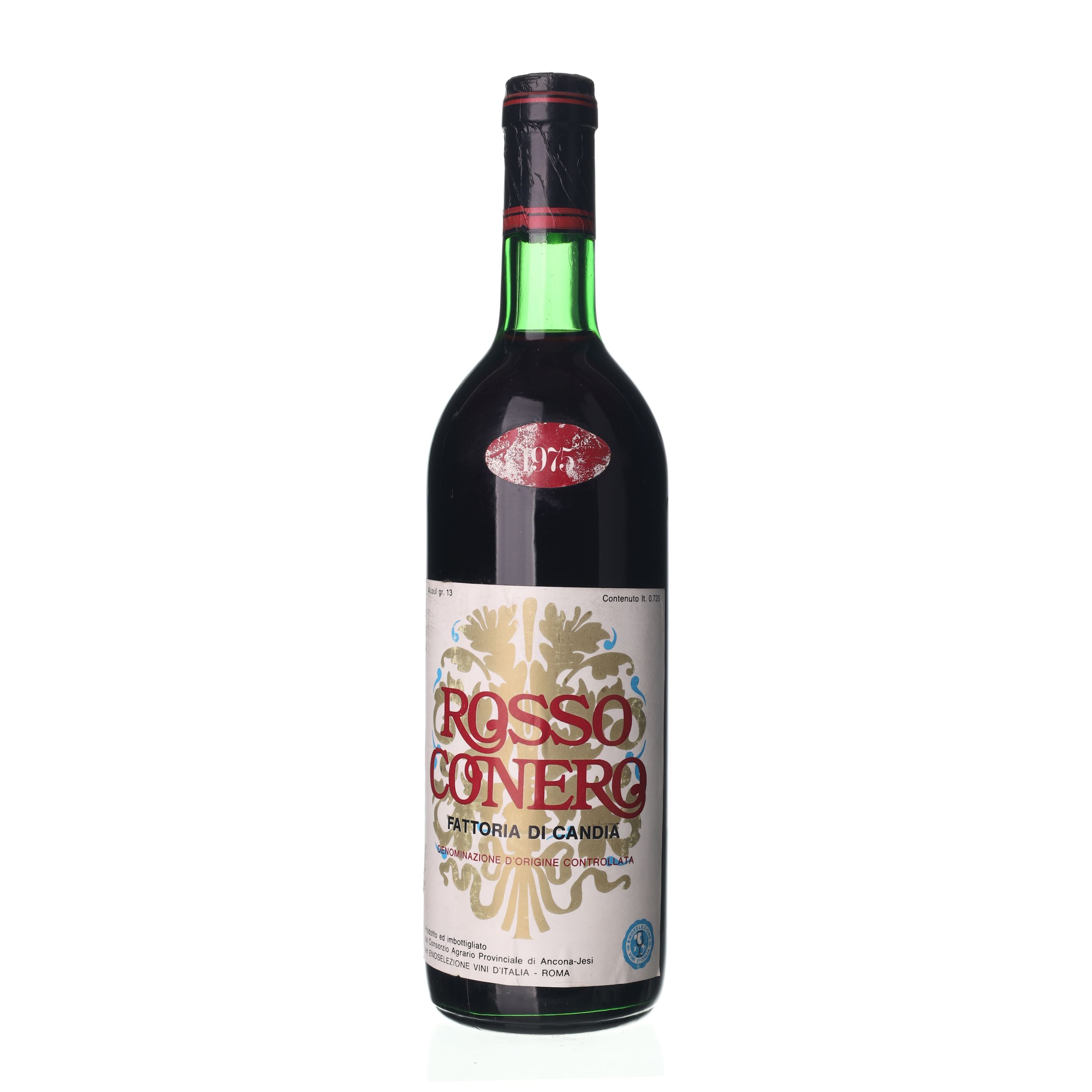 1975 Rosso Conero Fattoria di Candia | VIATEMPIA.COM