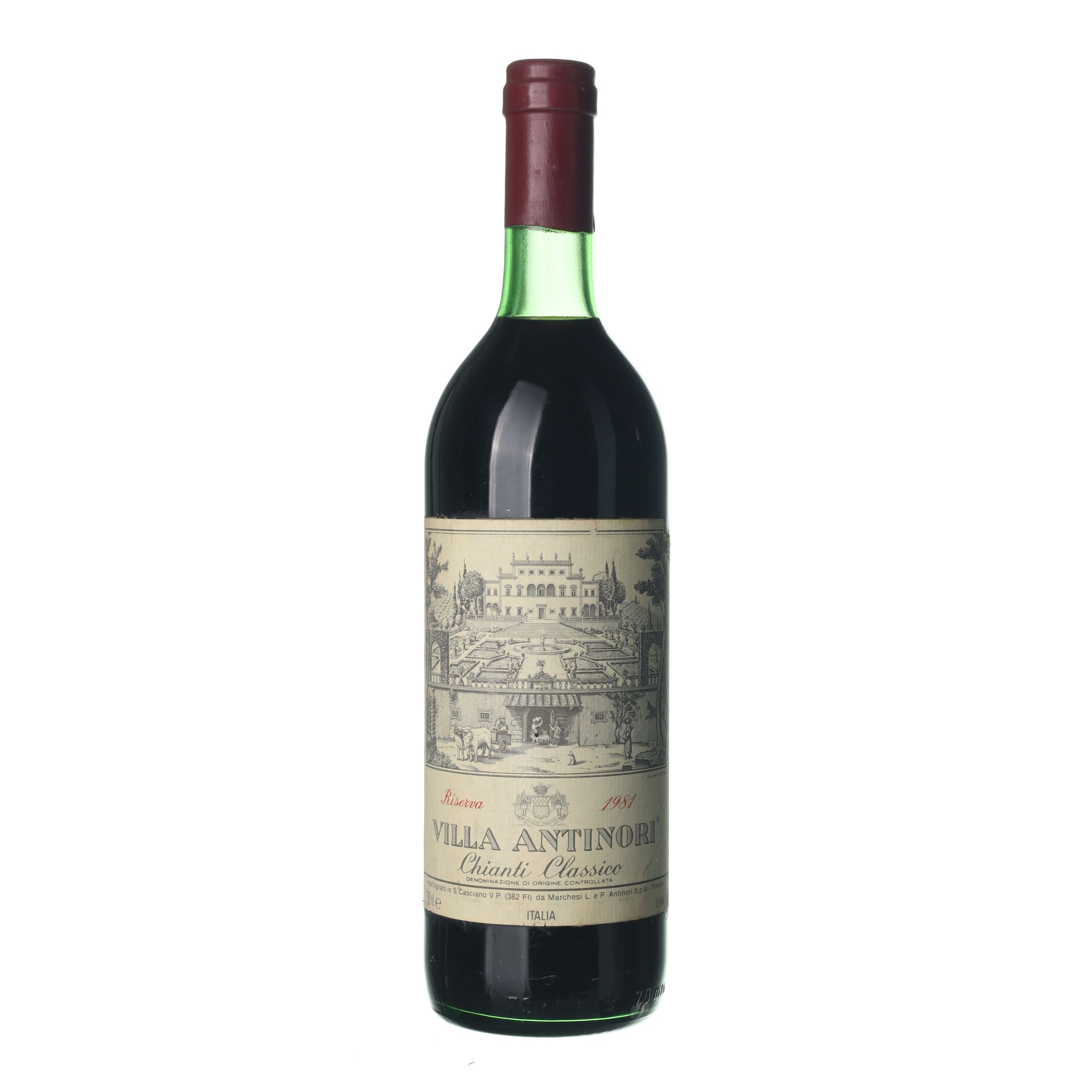1981 Chianti Riserva Villa Antinori | VIATEMPIA.COM