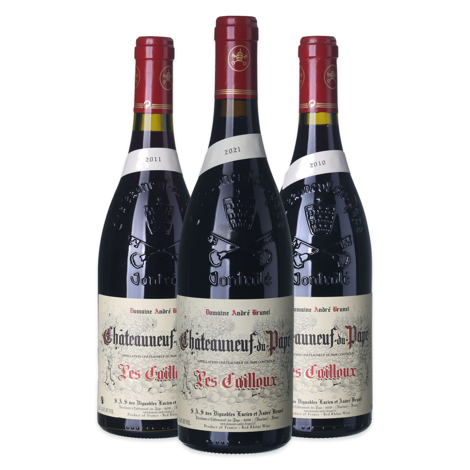 Tasting package: 3 mature red wines from the famous region of ...